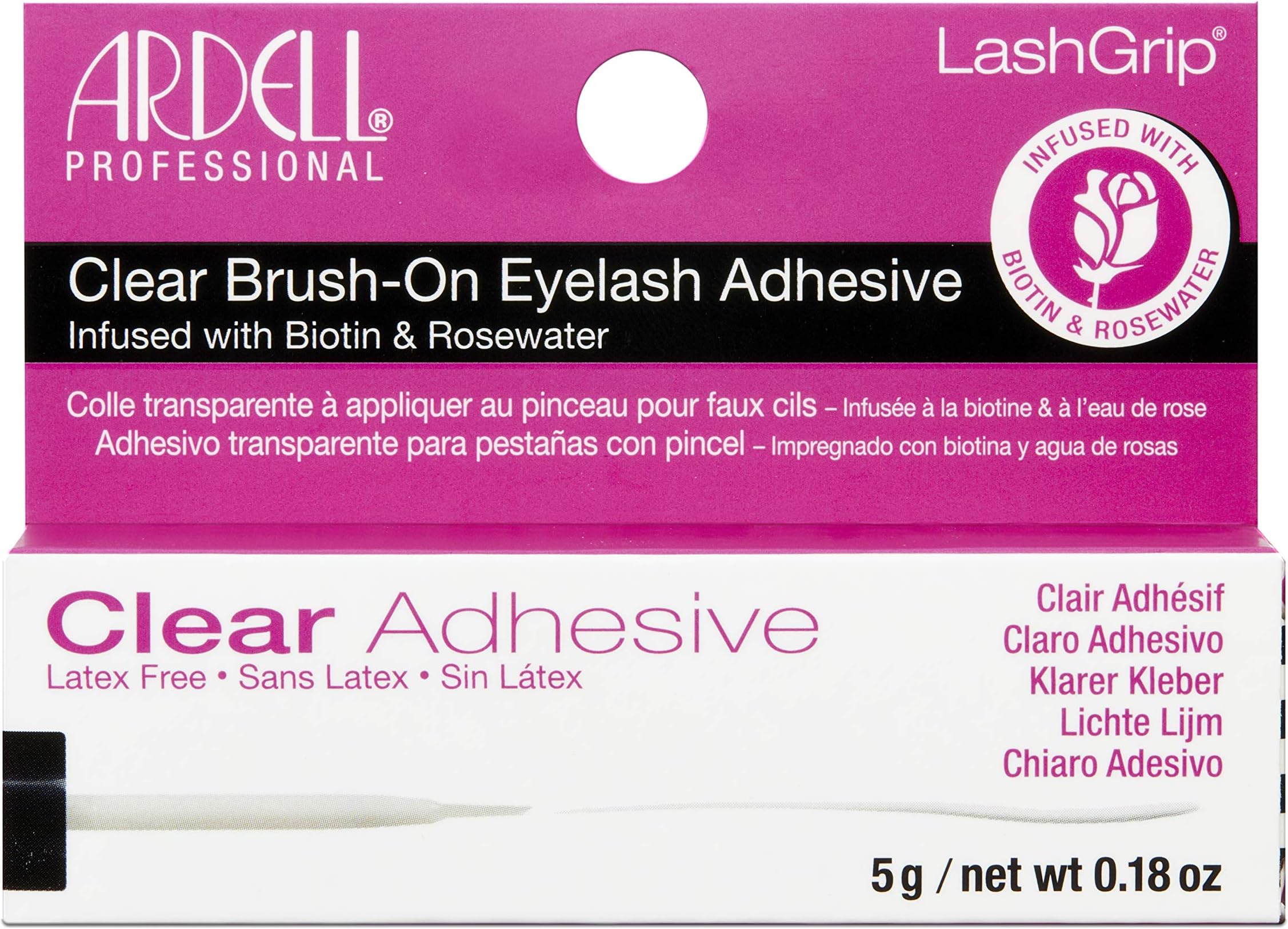 Amazon.com: Ardell Lashgrip Adhesive Dark 0.25 Ounce Tube (Black ...