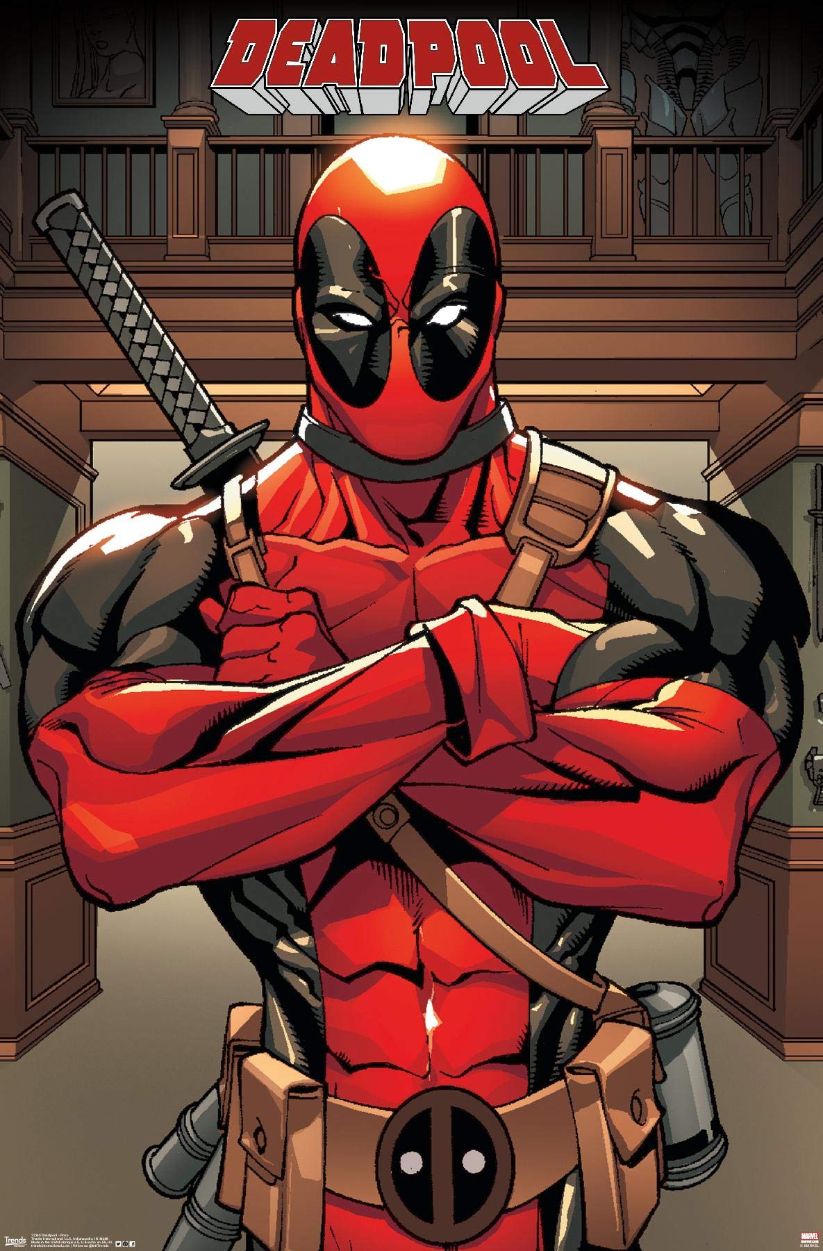 Trends International Marvel Comics - Deadpool - Pose Wall Poster, 22. ...
