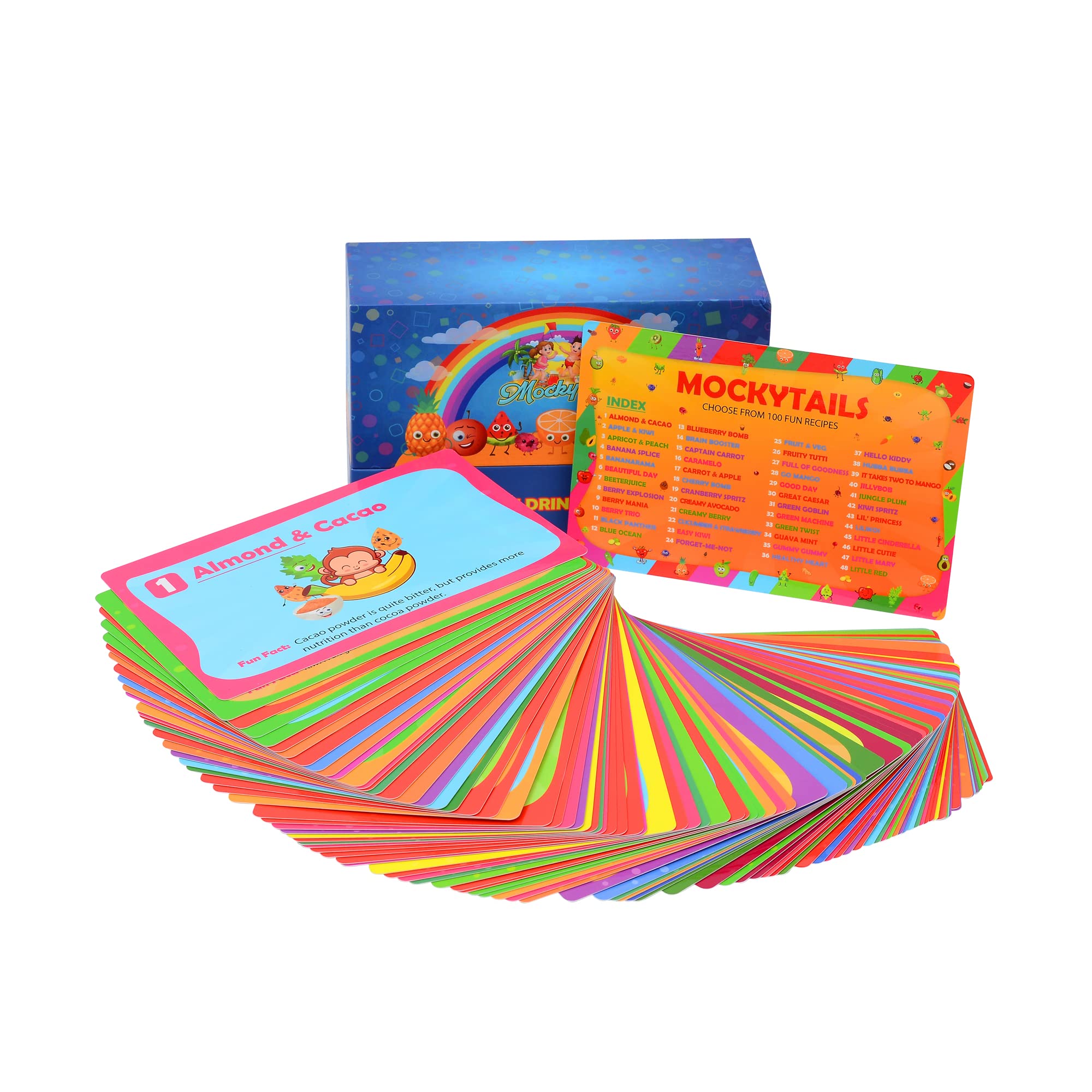 Amazon.com: Mocktail Cards - 100 Non-Alcoholic Cocktail Recipes for ...