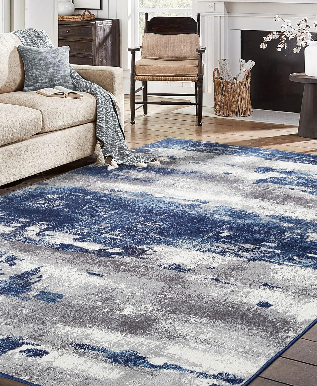 BEIMO Area Rugs for Bedroom Living Room Machine Washable Large Modern ...