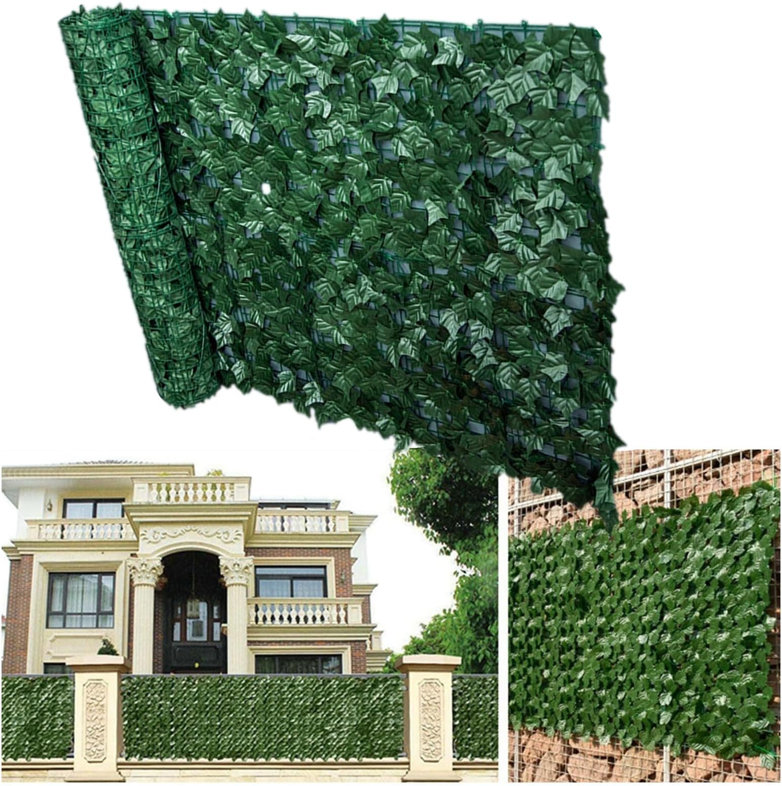 Artificial Ivy Fence Screening, Fence Screening Trellis with Artificial ...