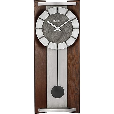 Bulova Newton - Reloj de Pared con péndulo, Color Espresso : Amazon.com ...