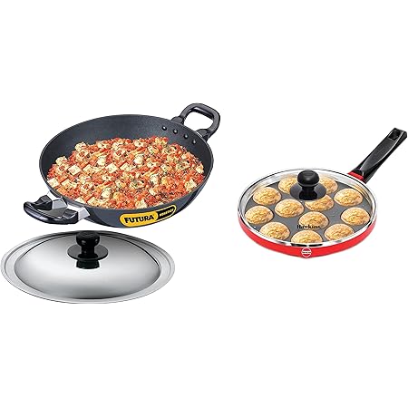 Buy Hawkins Nonstick Appe Pan with Glass Lid, 12 Cups, Diameter 22 cm ...