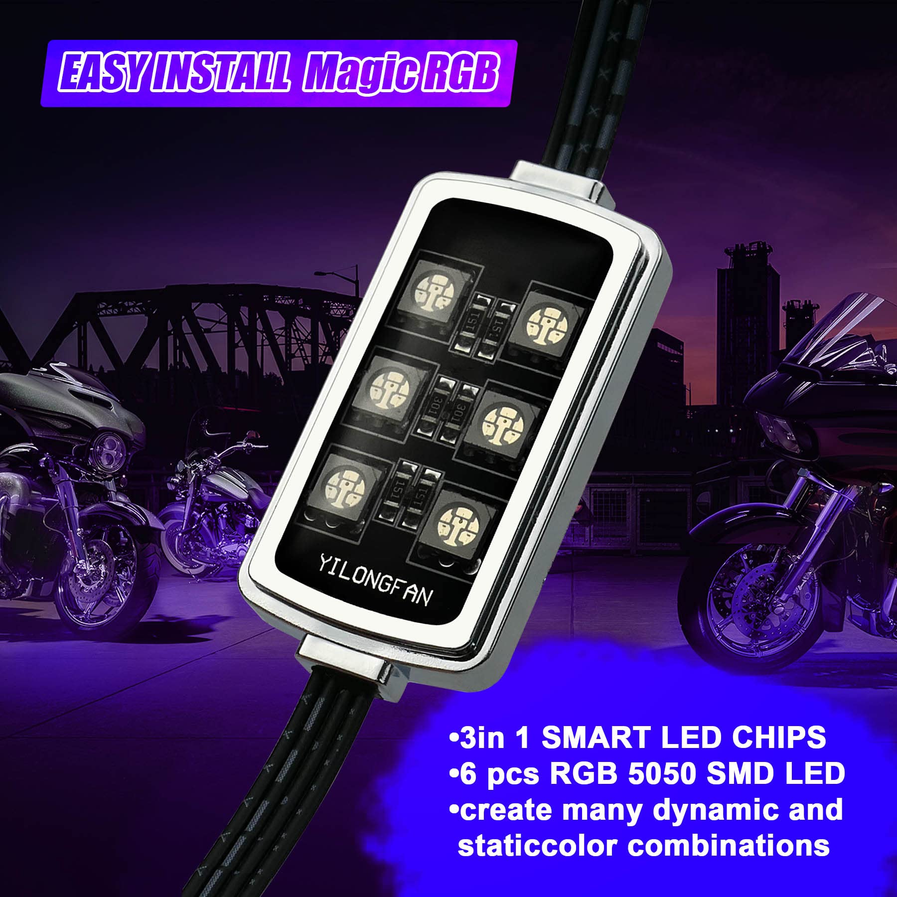 Color Changing Led Lights For Motorcycles XKmax LED Motorcycle