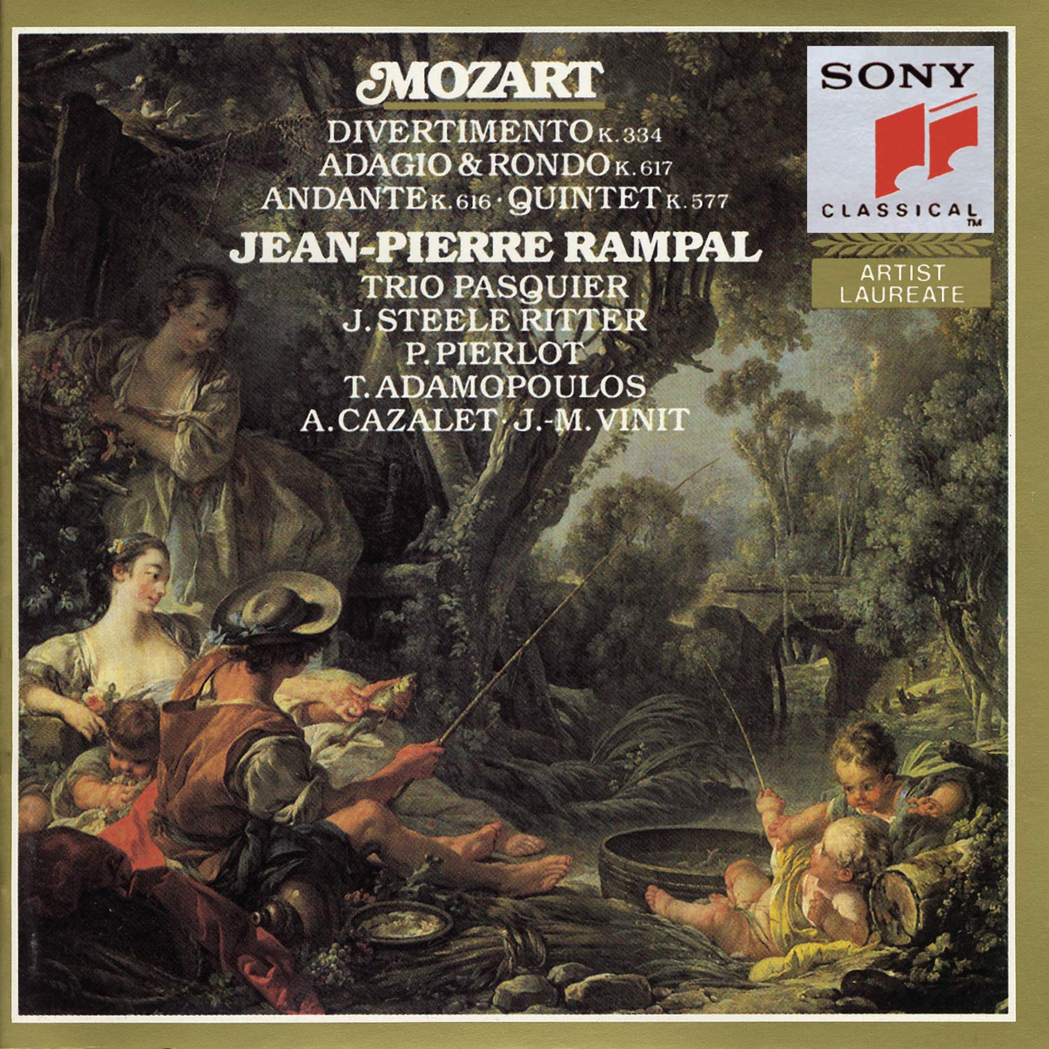 Wolfgang Amadeus Mozart, Jean-Pierre Rampal, Bruno Pasquier, André ...