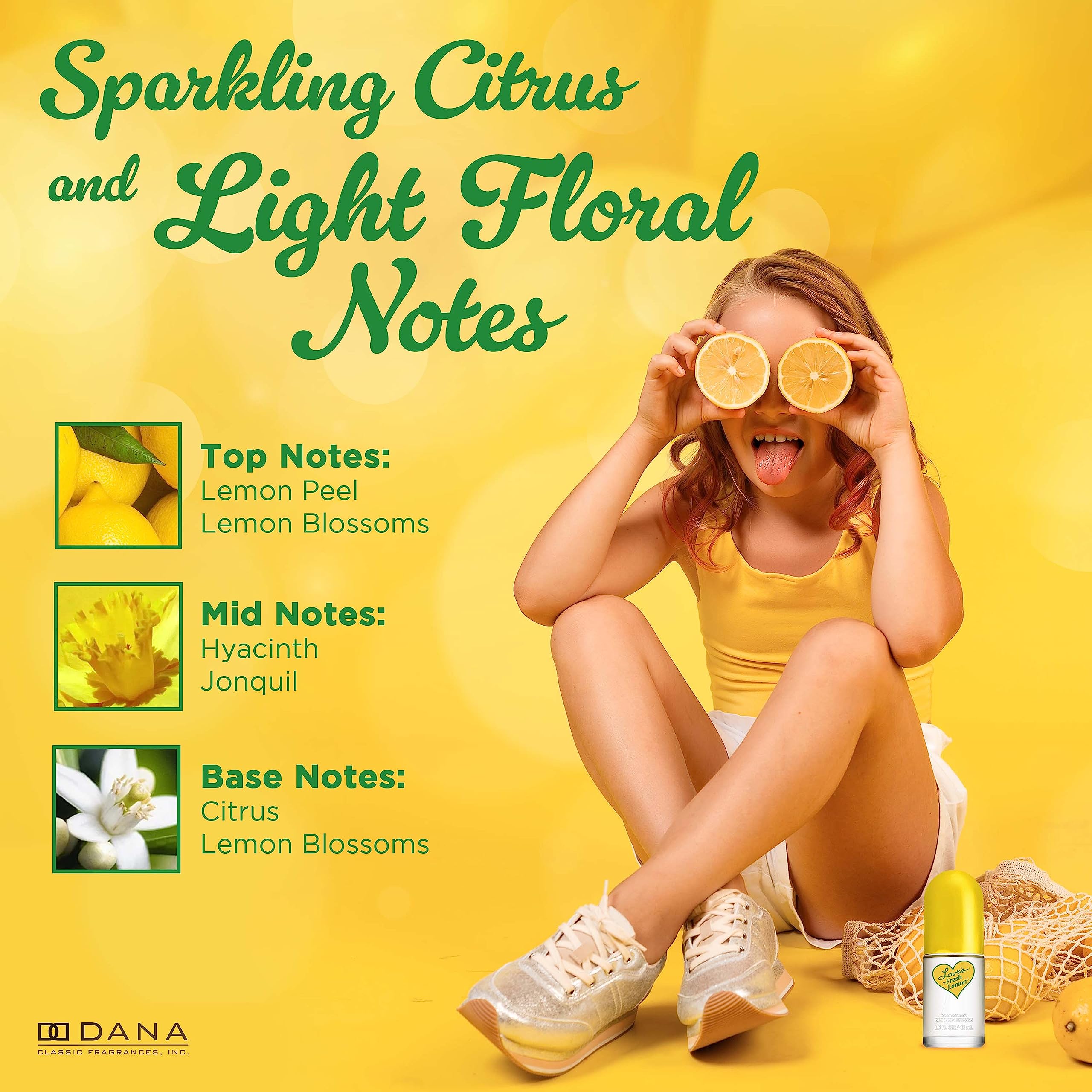 Snapklik.com : Dana Loves Fresh Lemon Cologne Mist 1.5 Fl. Oz ...