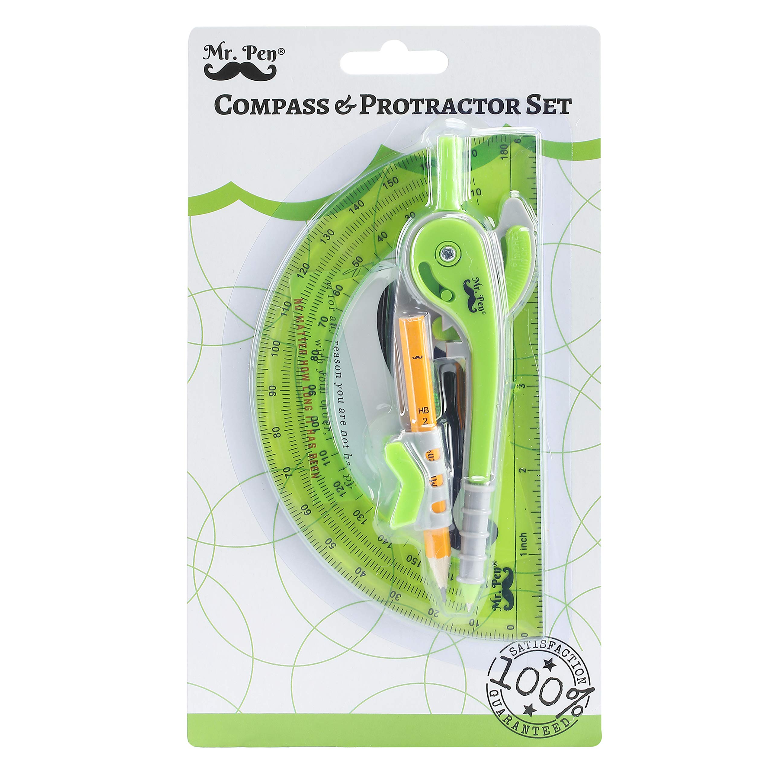 Mr Pen Compass And Protractor Set Geometry Kit Compass Protractor mr-pen-compass-and-protractor-set-geometry-kit-compass-protractor