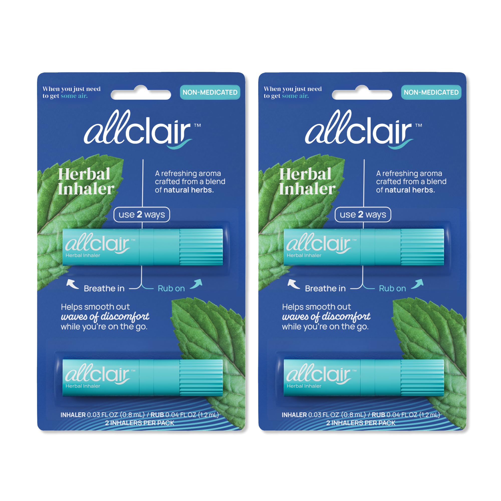 Amazon.com: Allclair Herbal Inhaler - Natural Non-Medicated Relief for ...