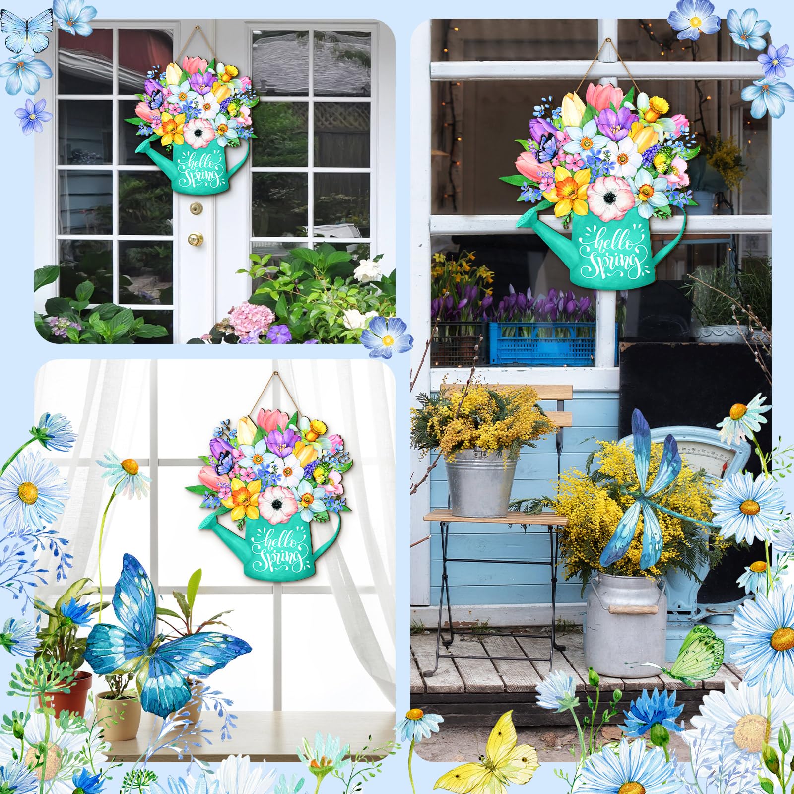 Spring Themed Door Decorations 17 Best Spring Front Door Decorating
