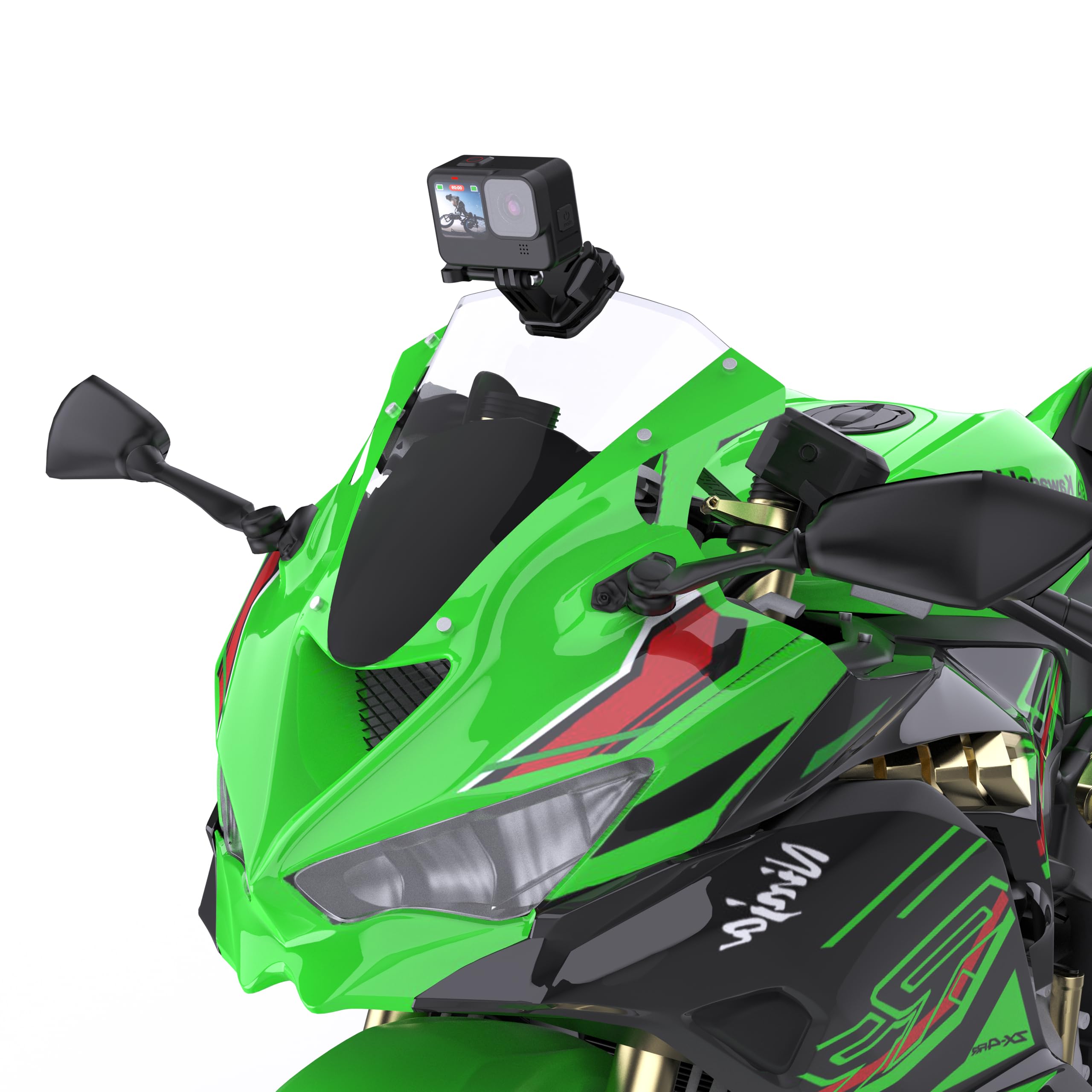 Amazon.com: Lupholue Motorcycle Windshield Clip Mount Quick Release ...