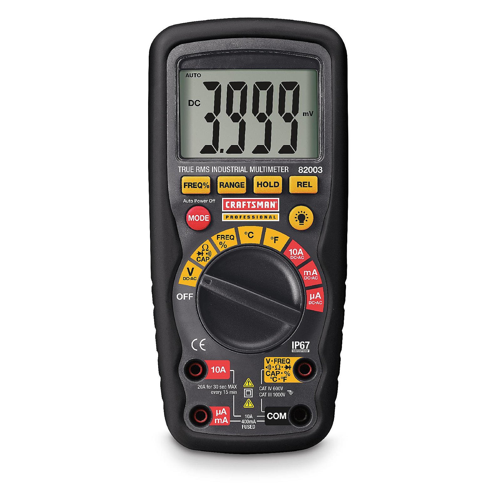 Craftsman Professional Multimeter Craftsman Digital Auto Ranging