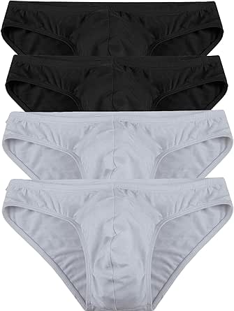 Goldenfox Men 4-Pack Sexy Triangle Bikinis Micro Modal Low Rise ...