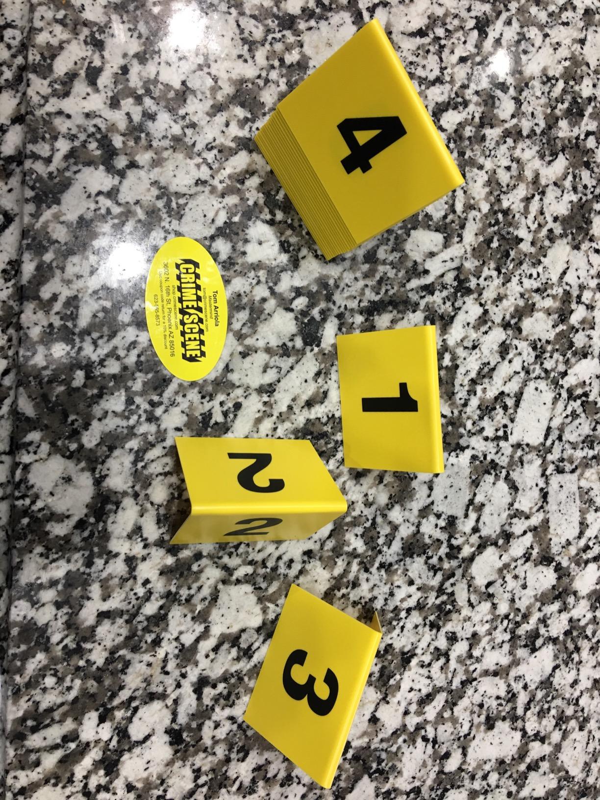 Amazon.com: Crime Scene A-Frame Evidence Tents (3 Inch) : Tools & Home ...