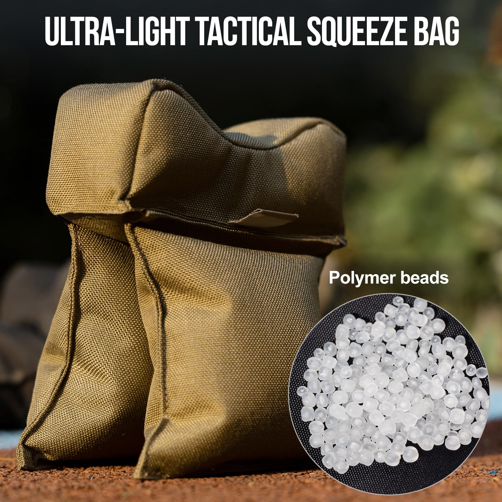 Snapklik.com : Shooting Rest Bag, Pre-Filled Shooting Sand Bags Front ...
