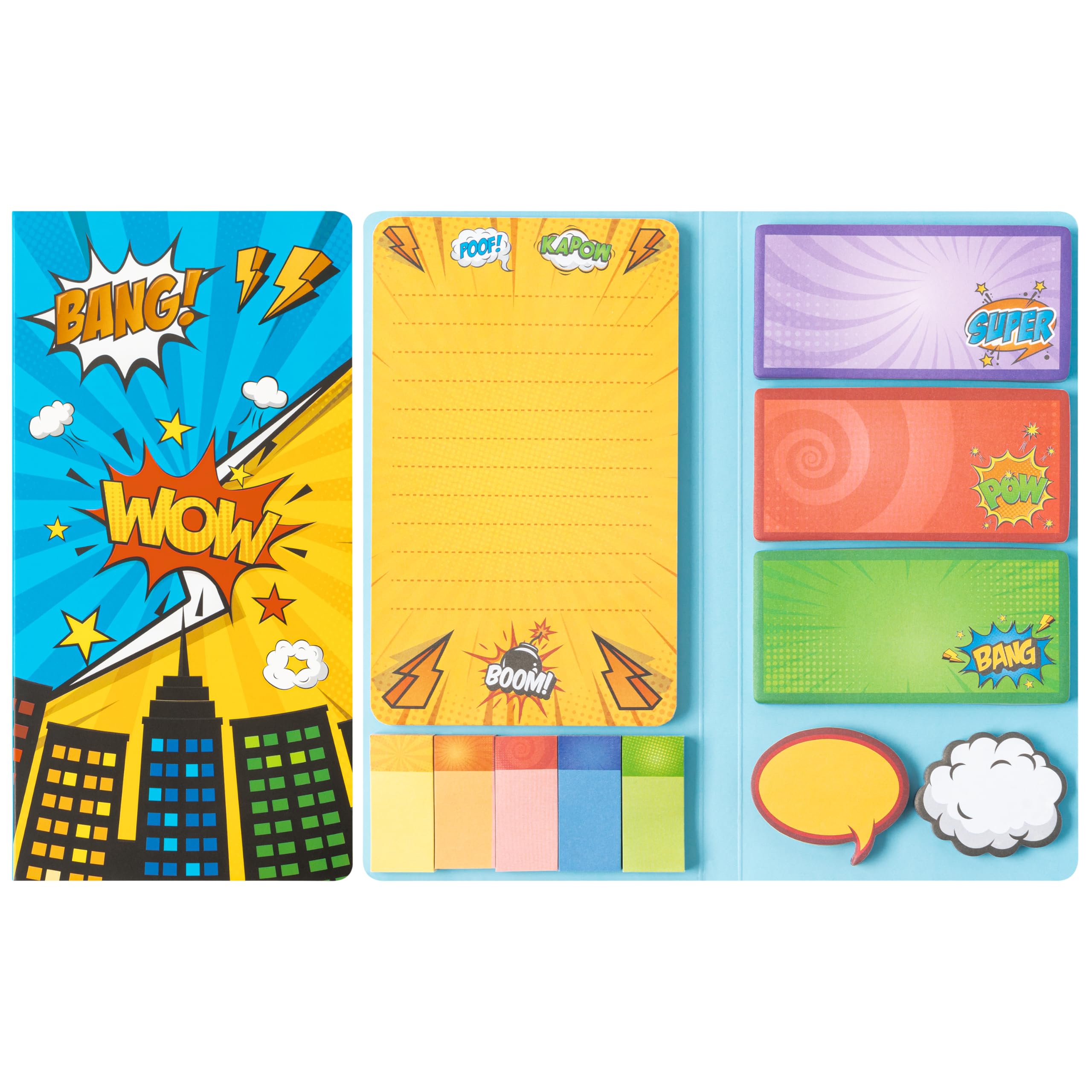 Amazon.com : ERguanfoiun Hero Sticky Notes Set, 550 Sheets Cute Cartoon ...