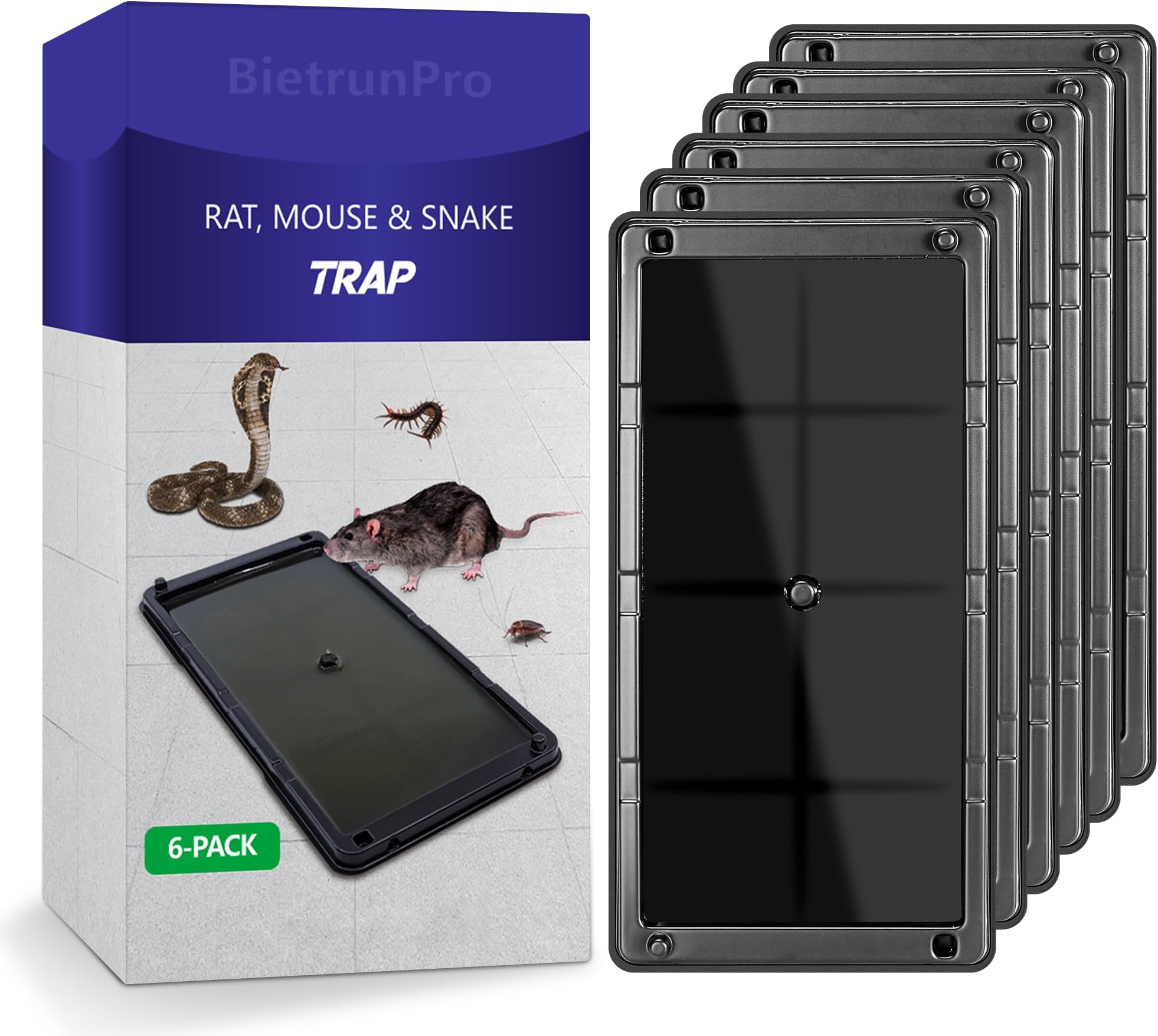 Amazon.com : 40 Pcs Baited Mouse Trap, Glue Traps, Adhesive Rat Trap ...