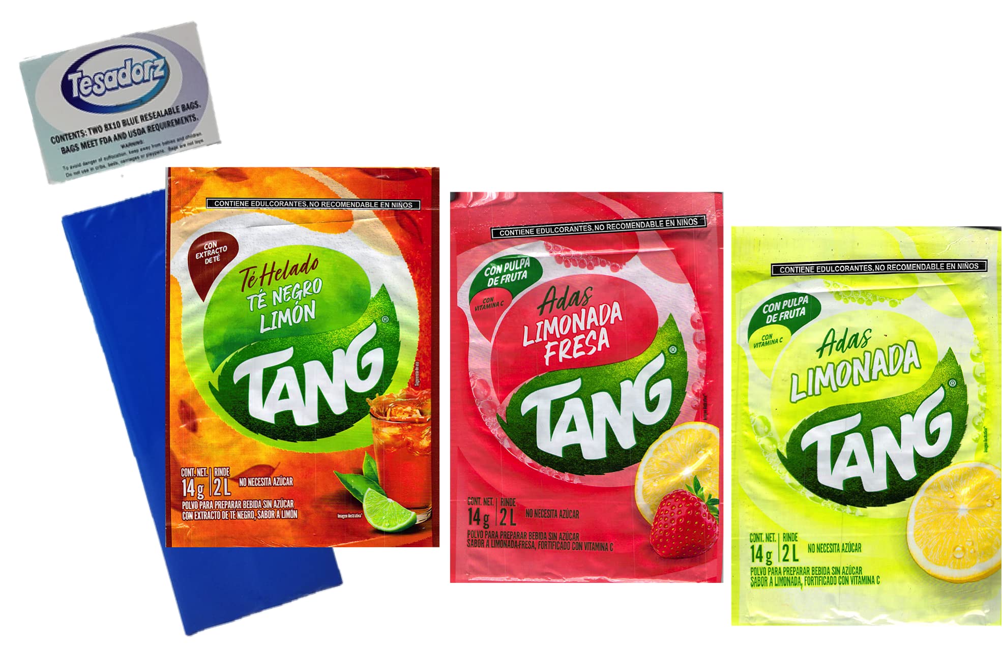 Buy Tang Variety Pack of 12 Refreshing Powdered Drink Mix Packets (4 Te ...