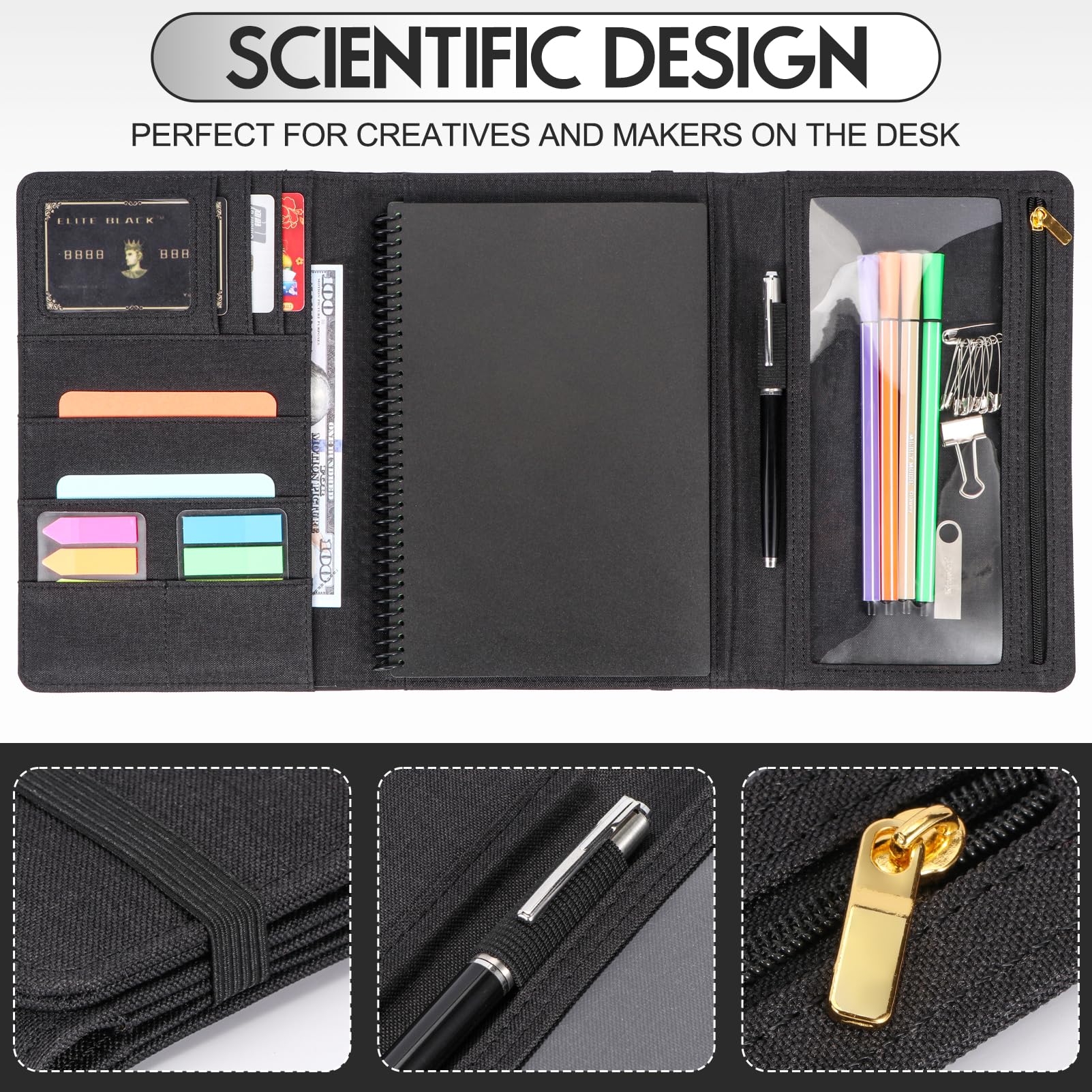 Snapklik.com : Ditiord Trifold Planner Cover For Rocketbook Smart ...