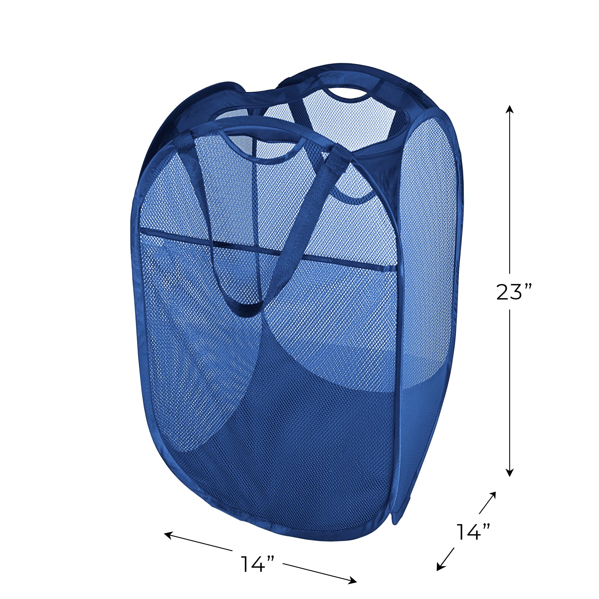 Snapklik.com : Smart Design Deluxe Mesh Pop Up Square Laundry Hamper W ...