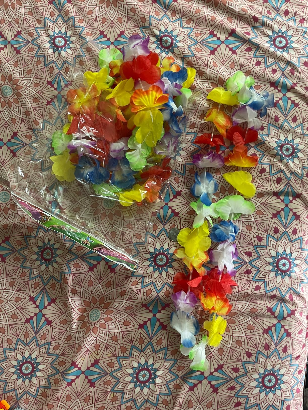 Buy Xinga Bunga Hawaiian Garland (Multicolour) Pack of 6pcs Online at ...