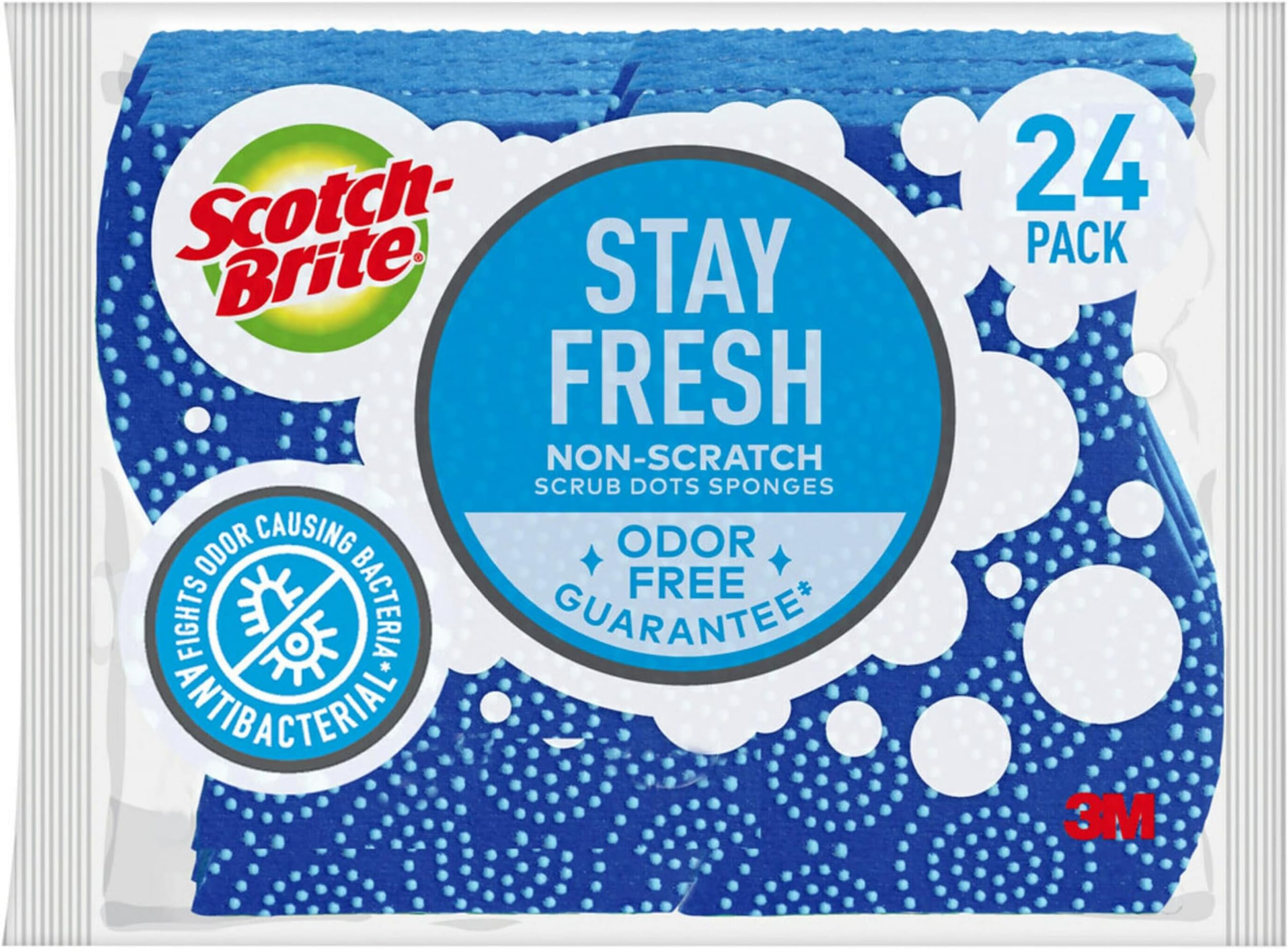 Amazon.com: Scotch-Brite Scrub Dots Non-Scratch Scrub Sponges, Sponges ...