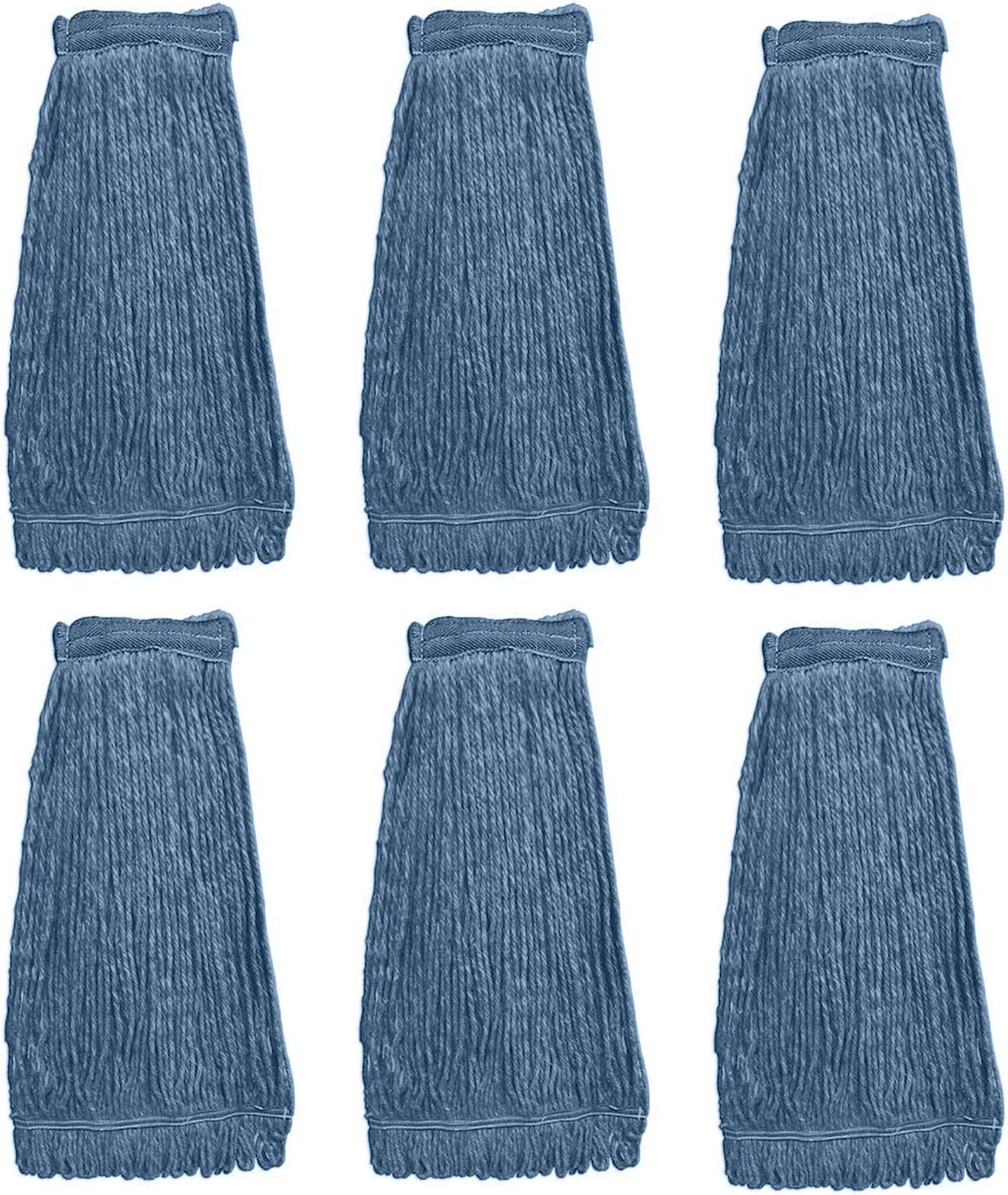 Amazon.com: 16 Pack Commercial Mop Head Replacements Looped End Wet Mop ...