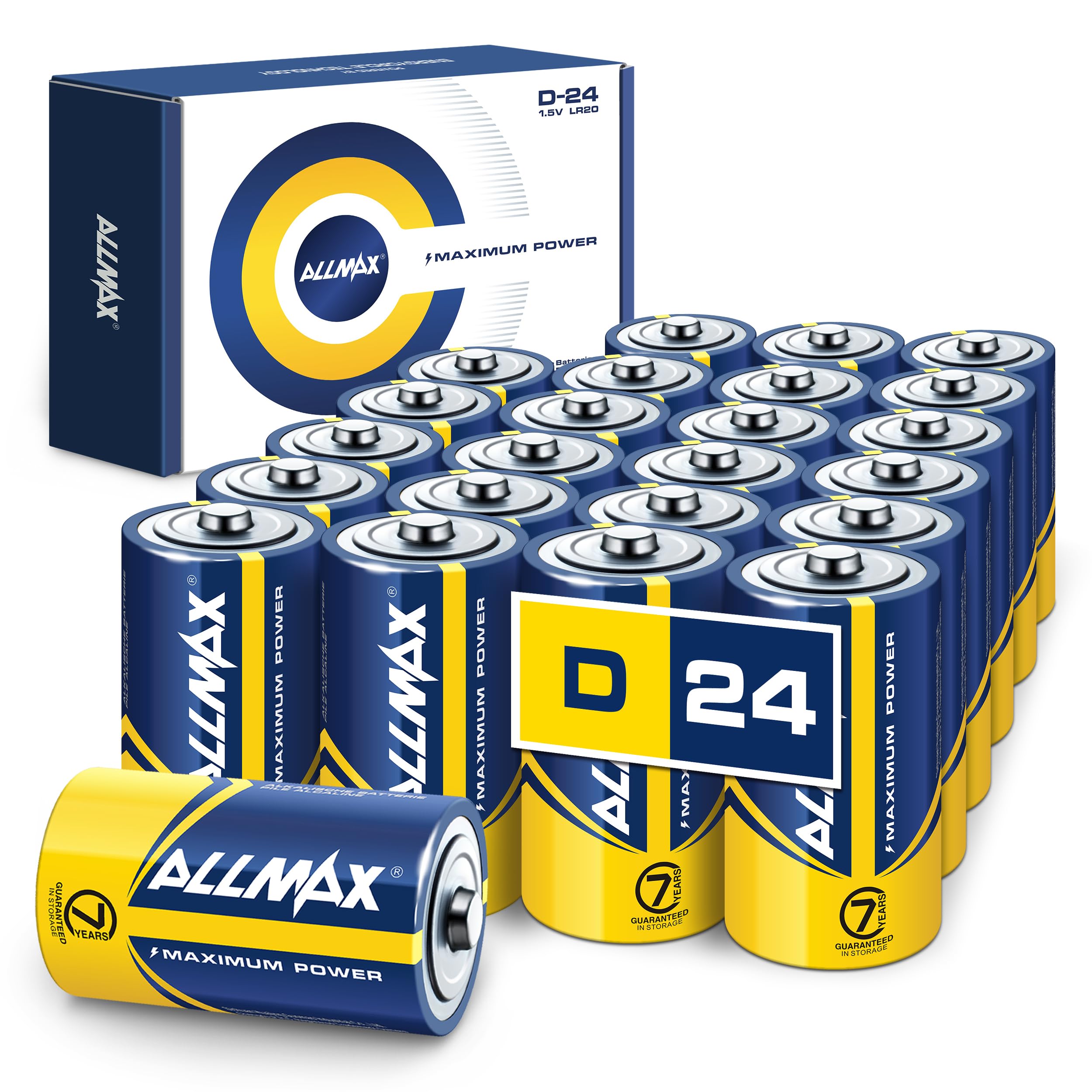 Snapklik.com : Allmax D Maximum Power Alkaline Batteries