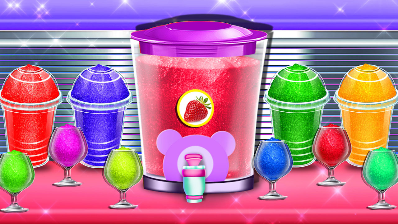 Frozen Rainbow Slushy Shop Ice Slush Maker Game - Slushy Glass ...