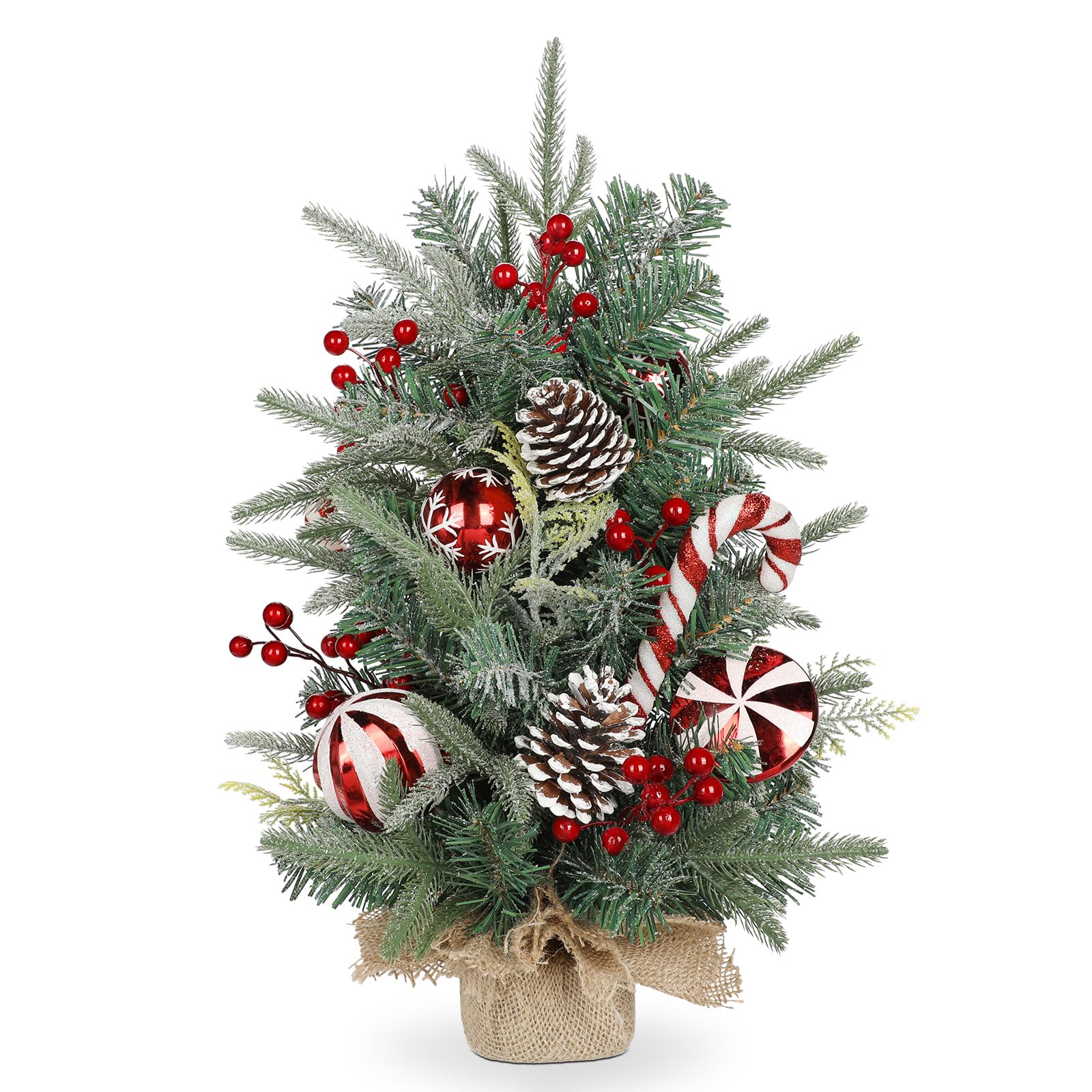Amazon.com: 22 inch Small Christmas Tree Tabletop Artificial Christmas ...