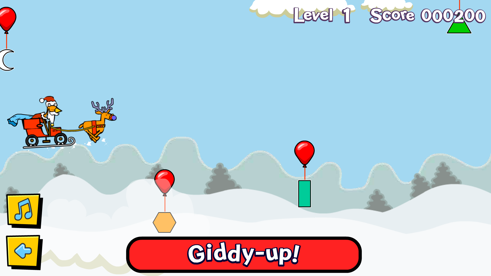 Santa's sleigh dash - App on the Amazon Appstore