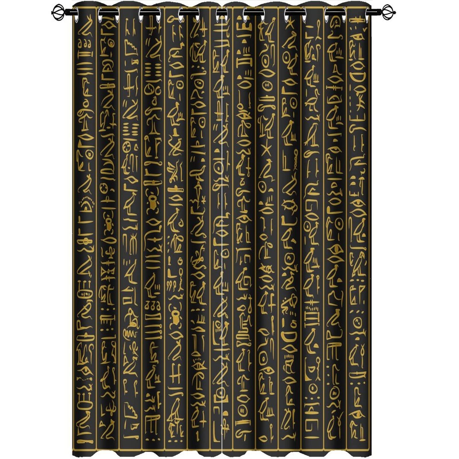 Amazon.com: INSFBRB Vintage Egypt Curtains - Abstract Egyptian Ancient ...