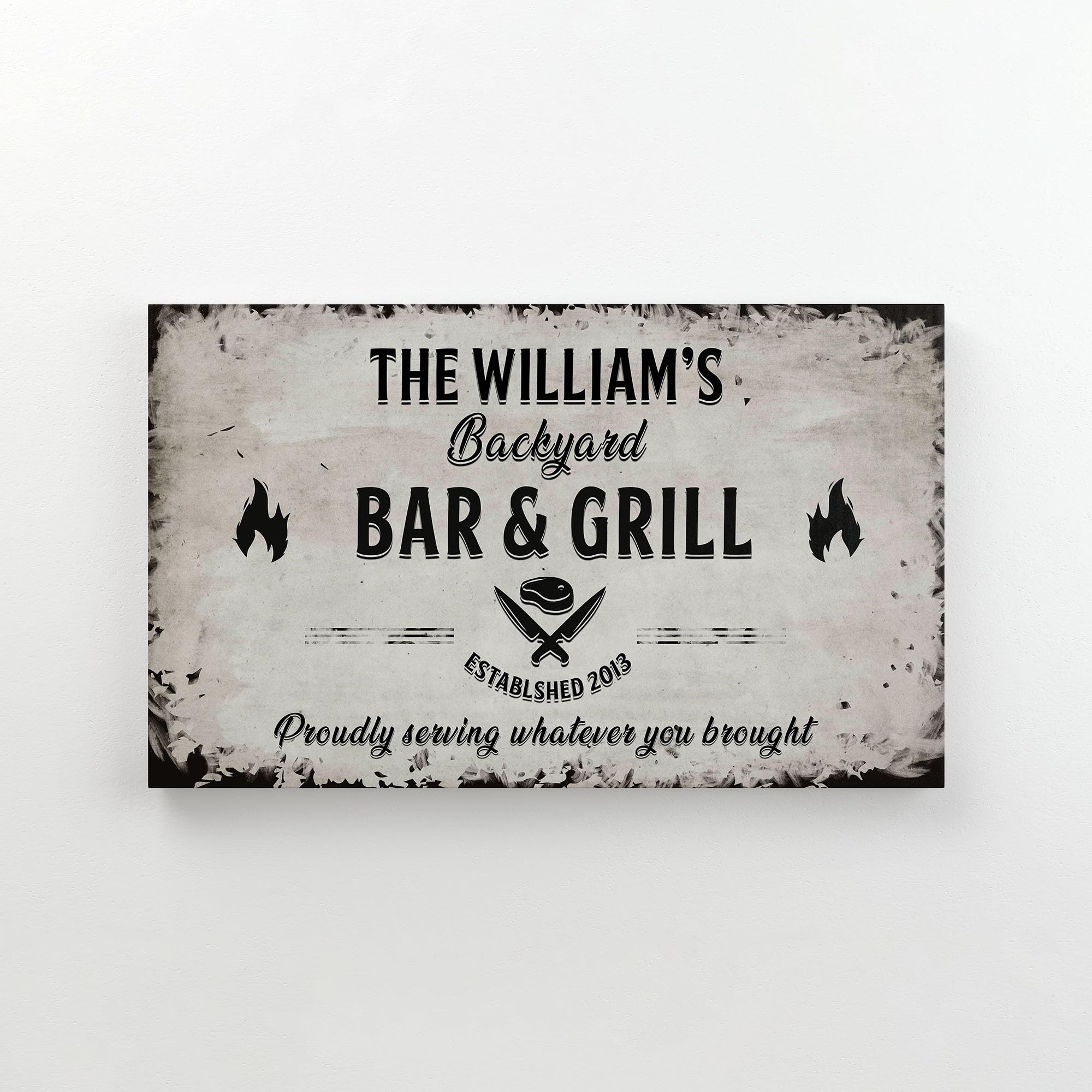 Amazon.com : Personalized Bar Sign, Outdoor Bar - Pool & Bar Sign, Man ...