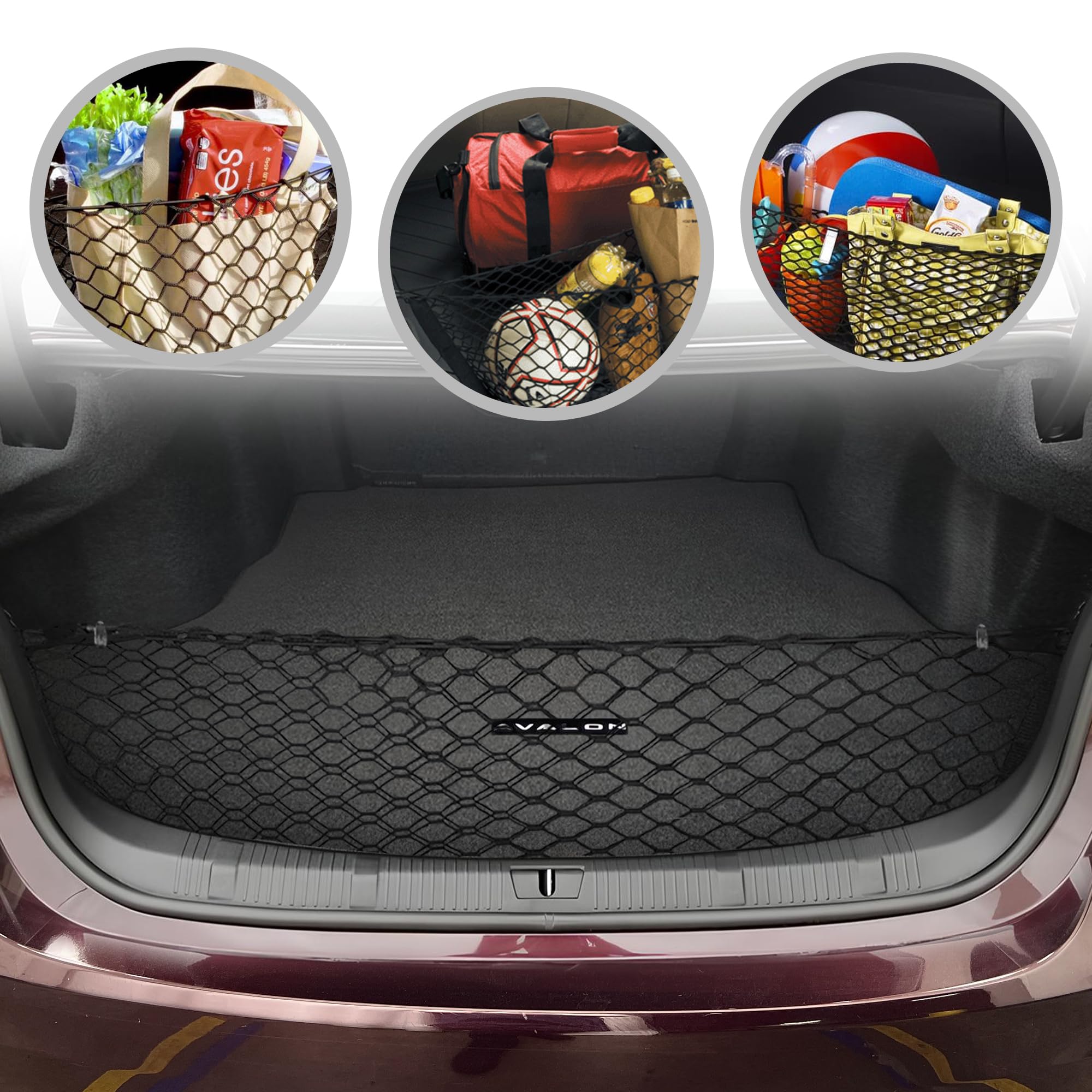 Toyota Avalon Trunk Cargo Net 2011-2018 Envelope Style Mesh Cargo Net ...
