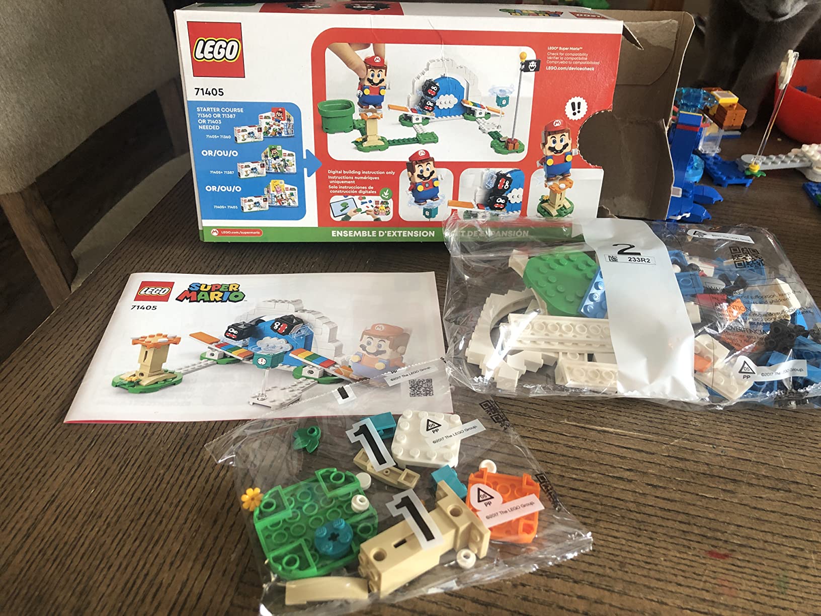 LEGO Super Mario Fuzzy Flippers Expansion Set 71405 Building Toy Set ...