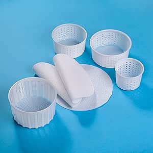 Amazon.com: Cheese making Set of 4 various cheese Molds Forms Fresh ...