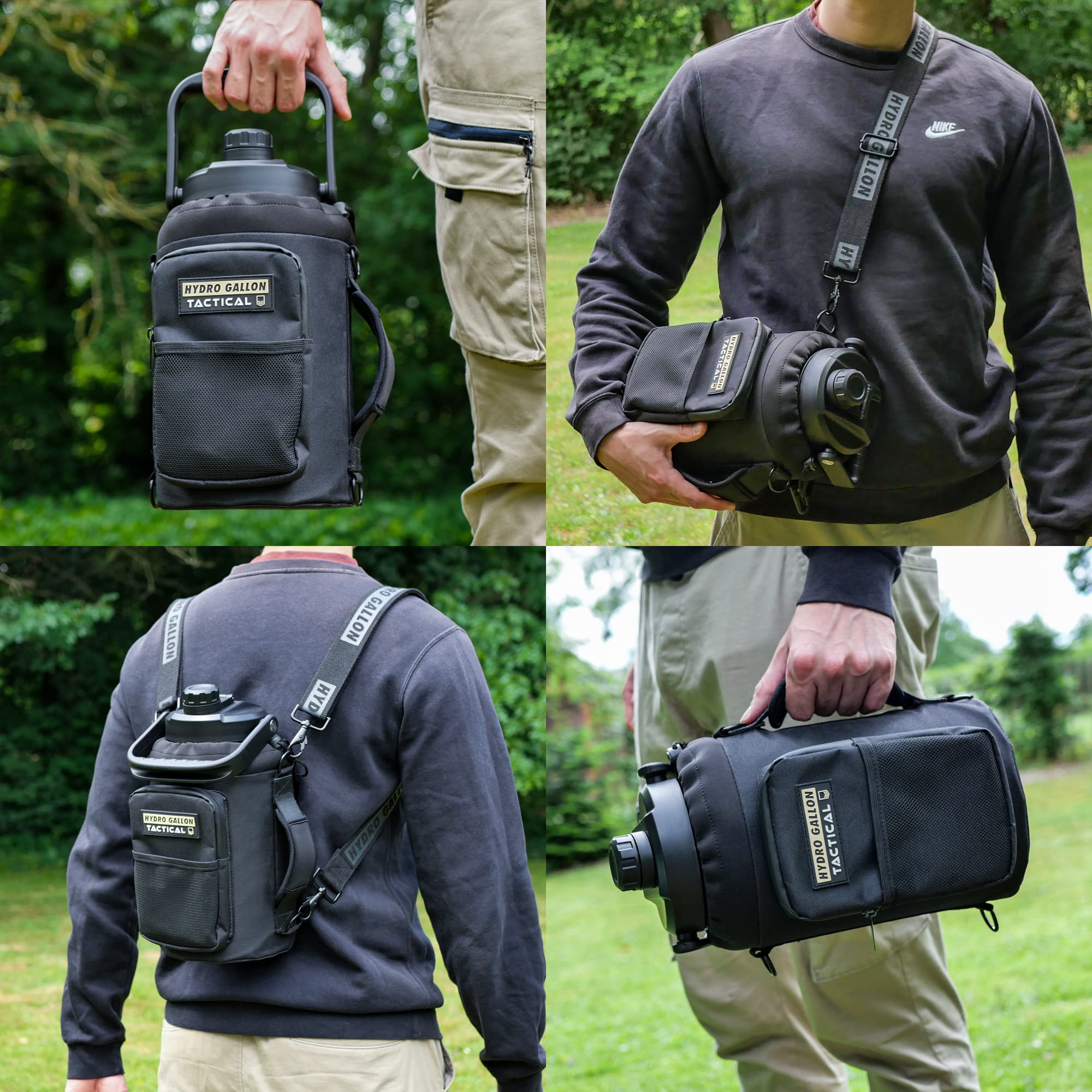 Hydro Gallon Tactical - Insulated 1 Gallon Water Bottle with Military ...