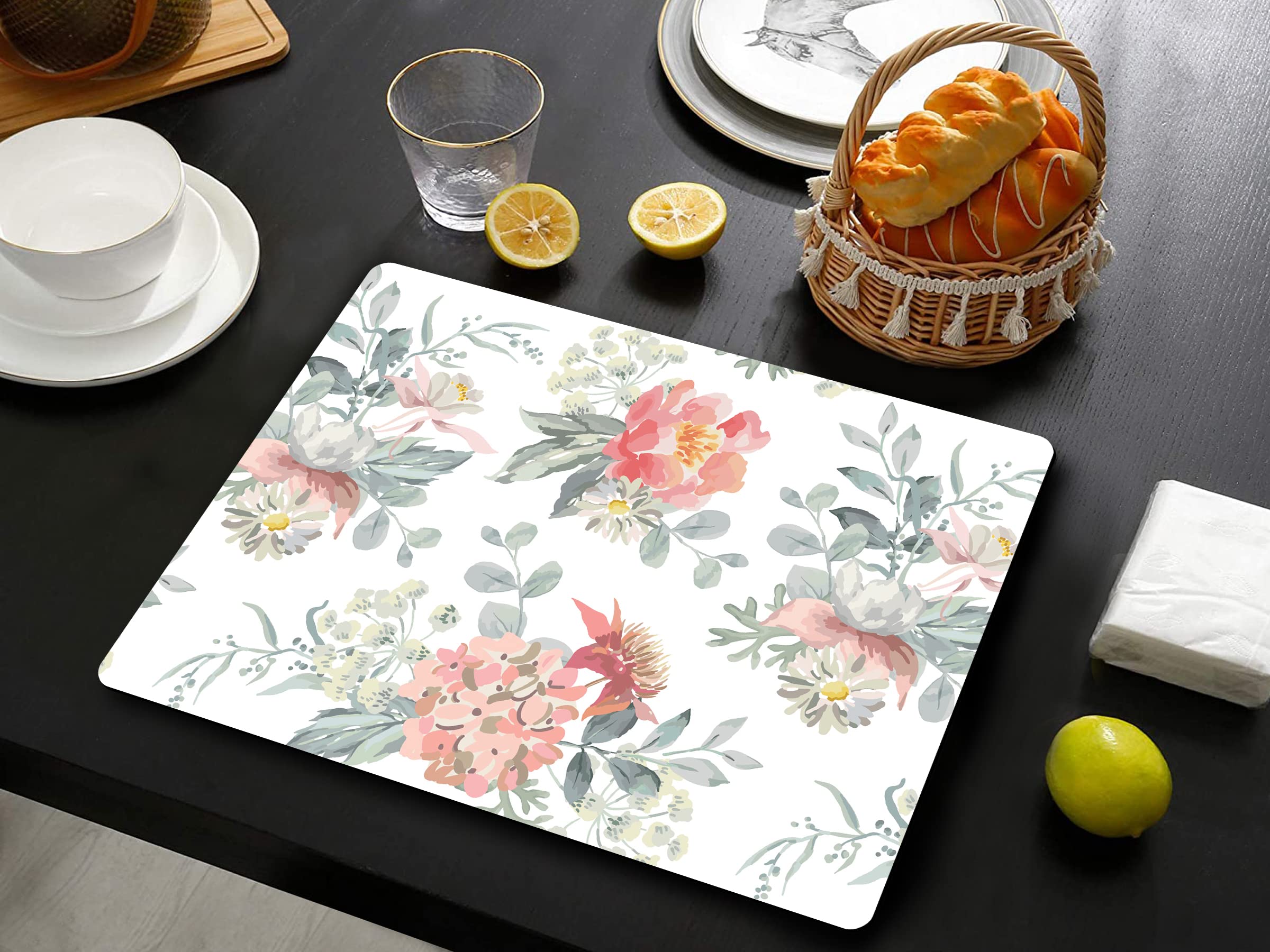 Buy Space of Joy Vibrant Florals Design Premium Printed MDF Wooden ...