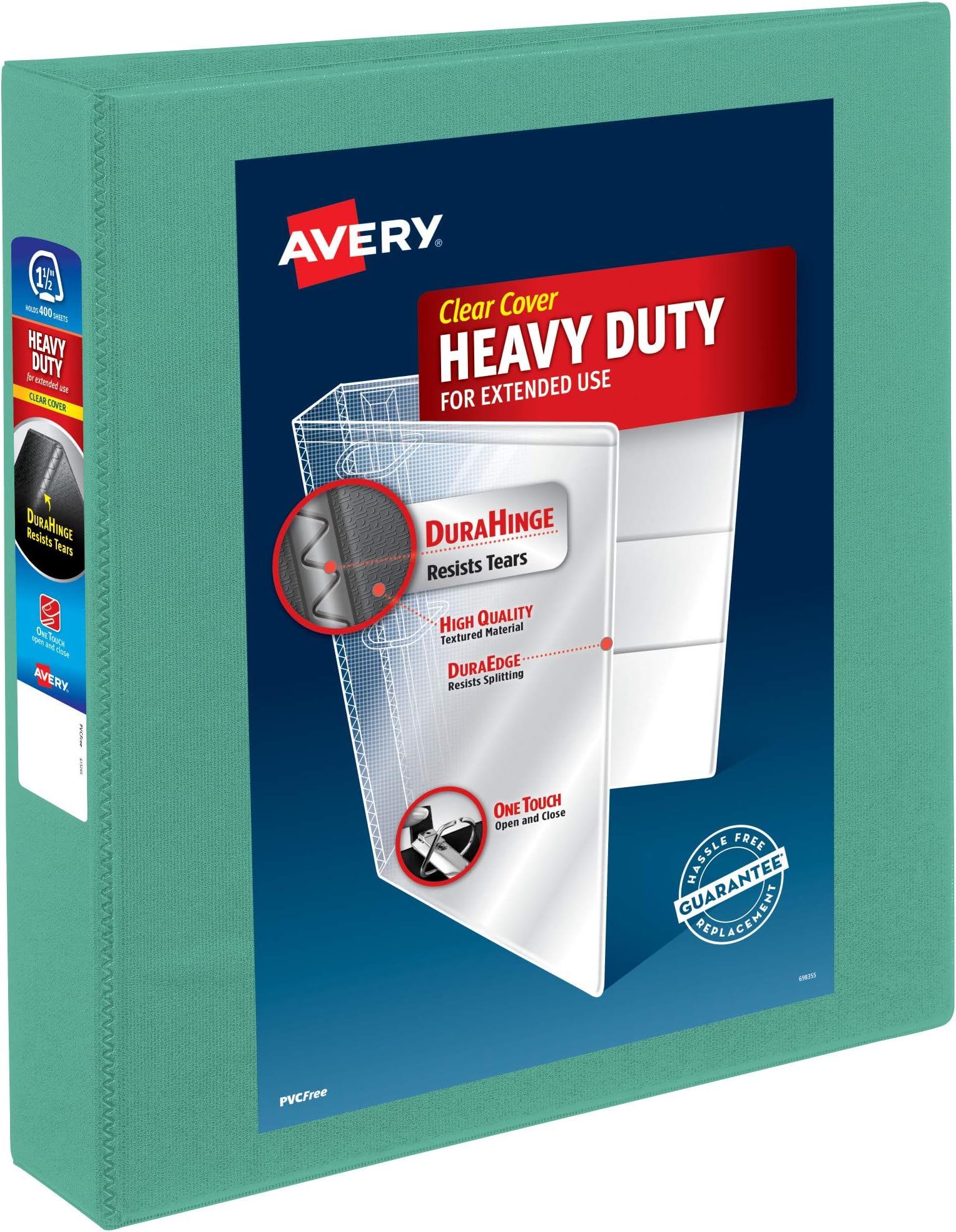 Amazon.com : Light Pink 3 Ring Binder with 1.5 Inch Rings, Decorative ...