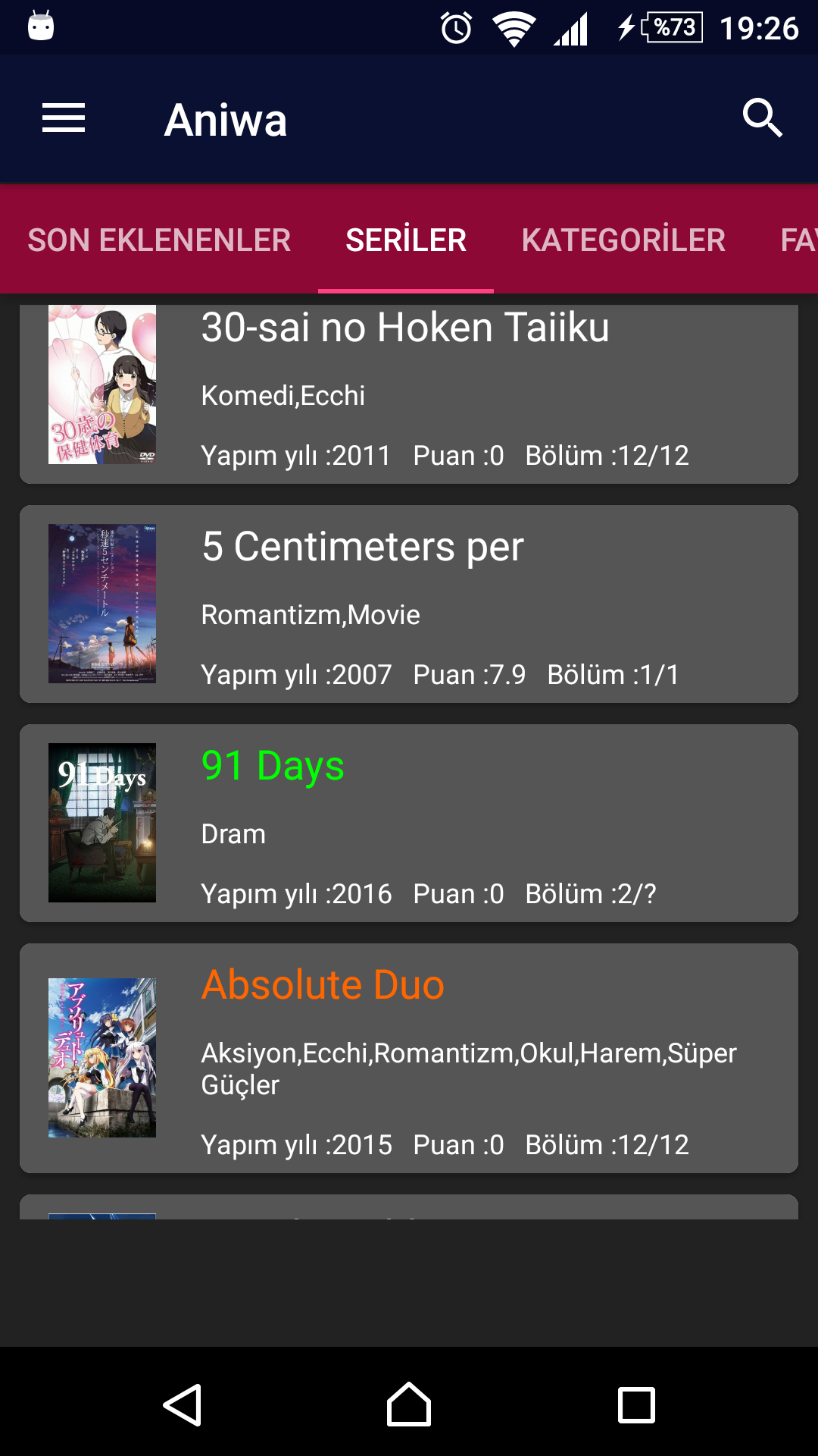 Aniwa - App on Amazon Appstore