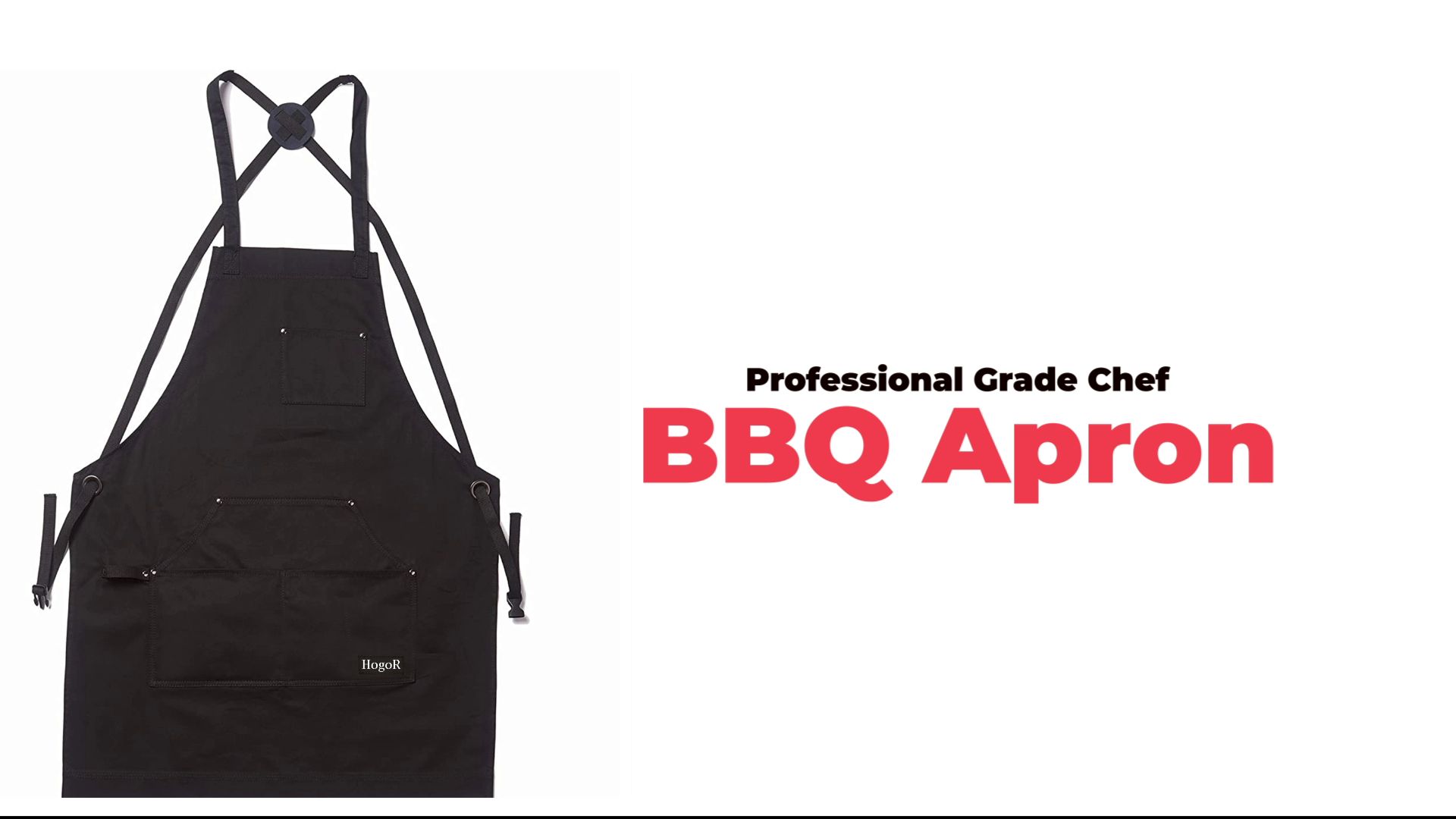 Watch HogoR Professional Grade Chef BBQ Apron on Amazon Live