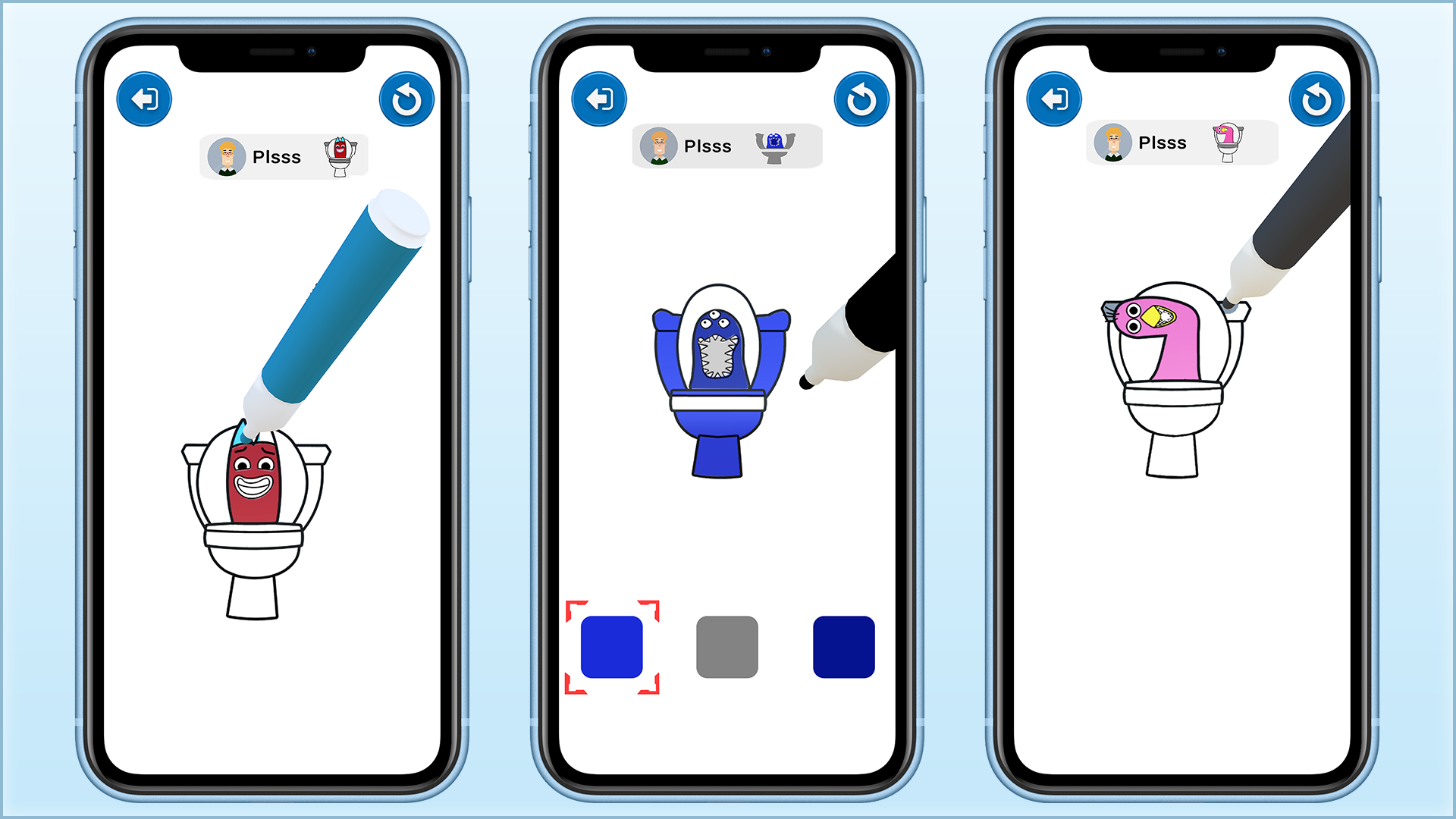 Monster Coloring ASMR Draw Puzzle Rush: Painting Book Brain Puzzle ...