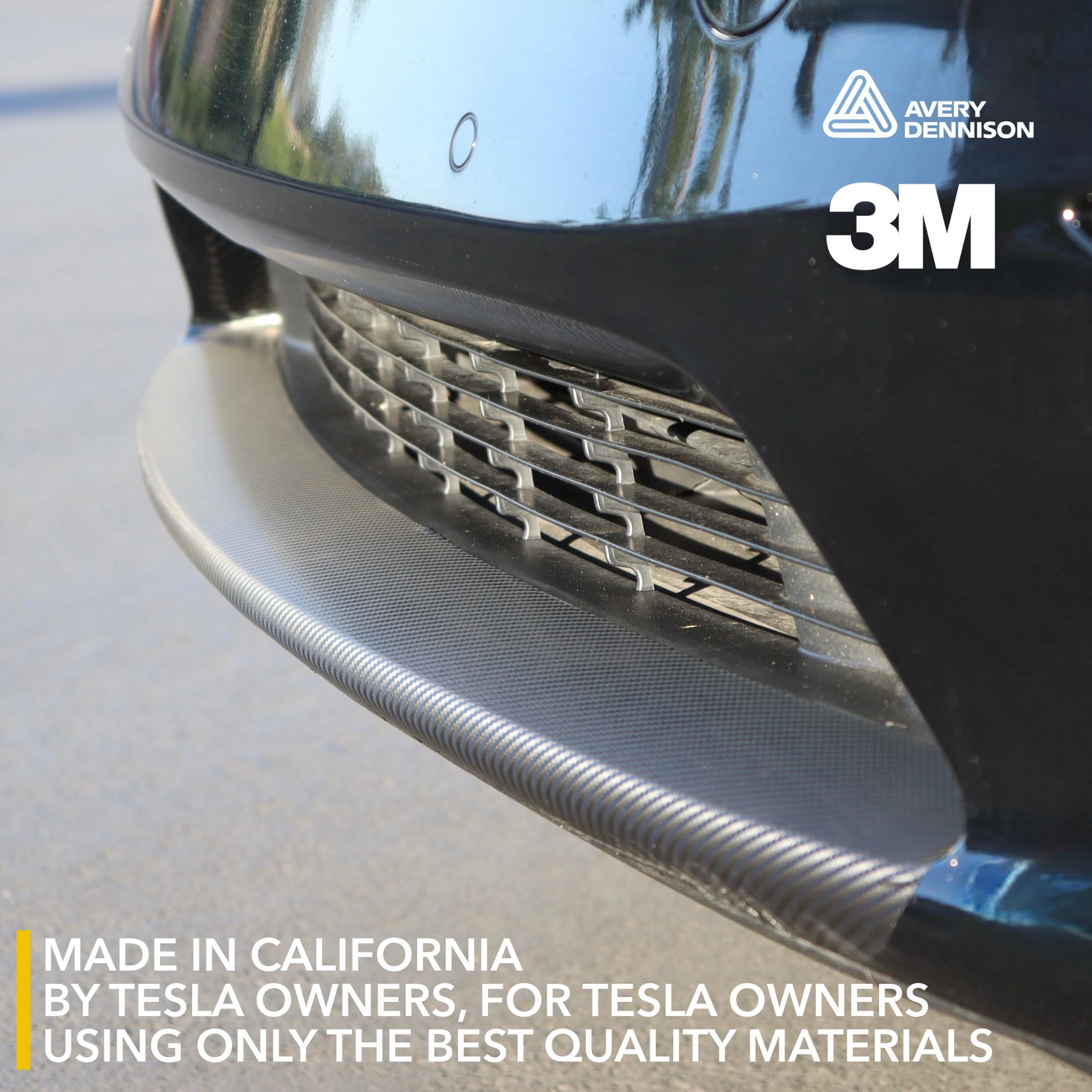 Snapklik.com : TWRAPS Front Lower Lip Wrap For Tesla Model Y 2019-2025 ...
