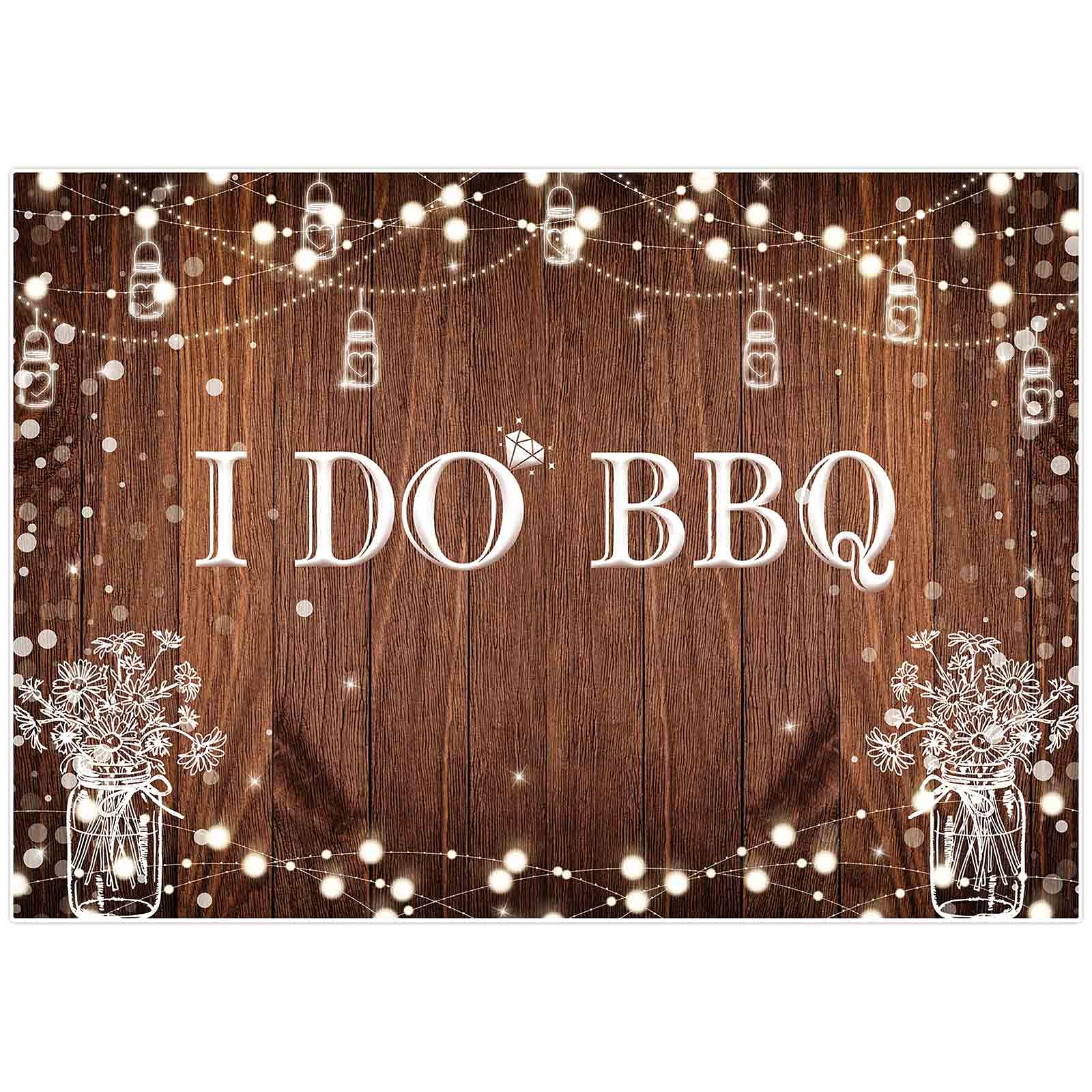 Allenjoy 7x5ft I Do Bbq Decorations Backdrop For Adults Men ...