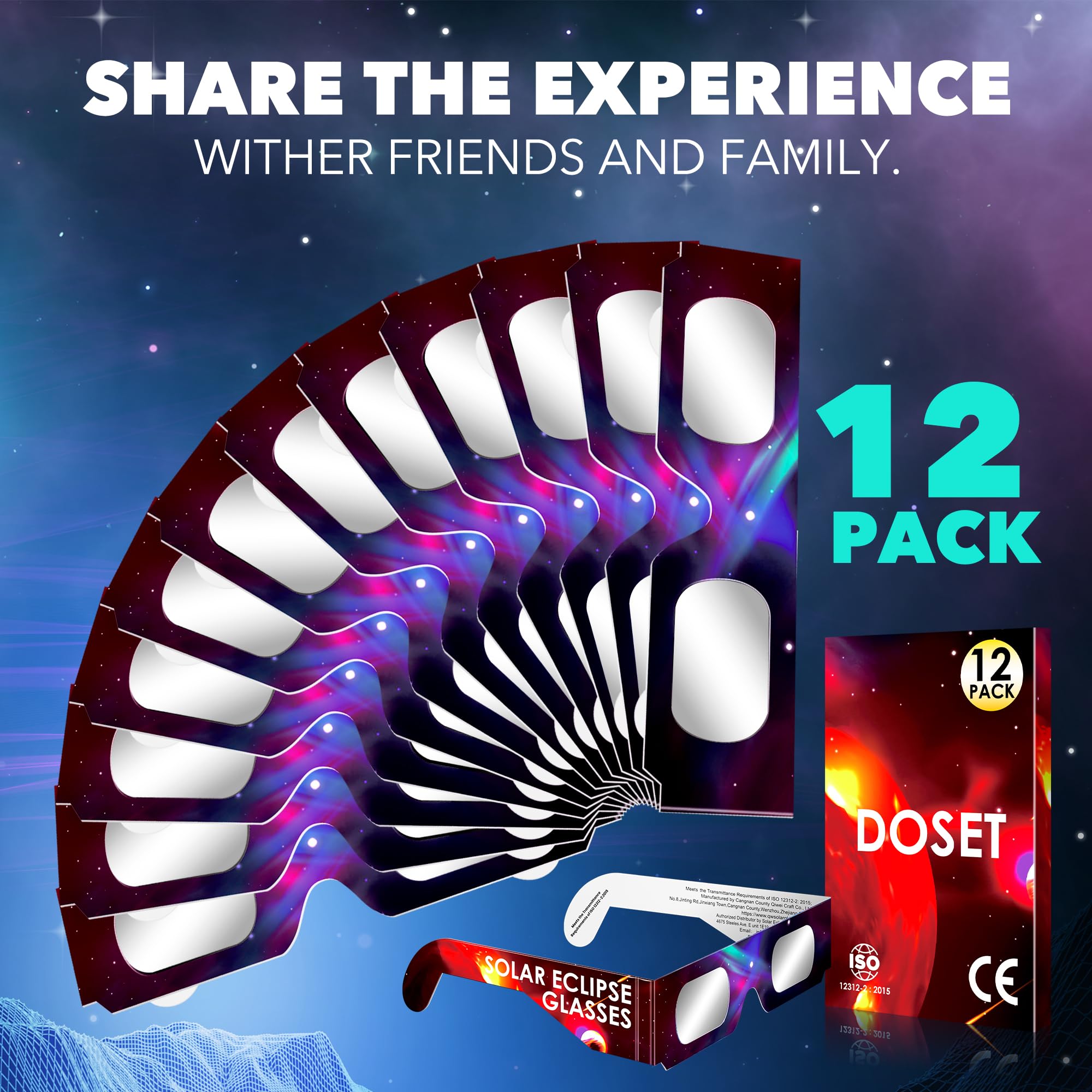 Snapklik.com : Doset Solar Eclipse Glasses