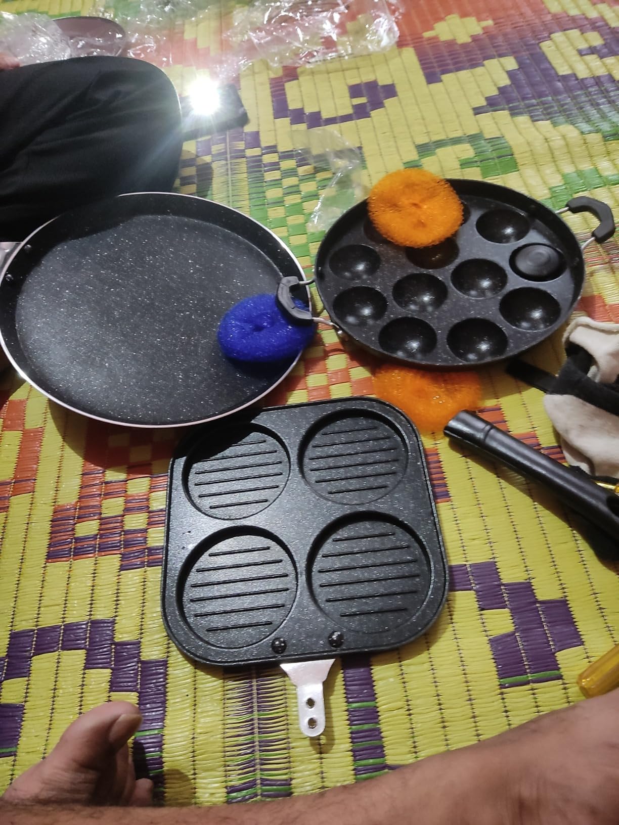 Buy Nonstick Aluminium Cookware Gift Set, 4 Pieces, Includes Tawa ...