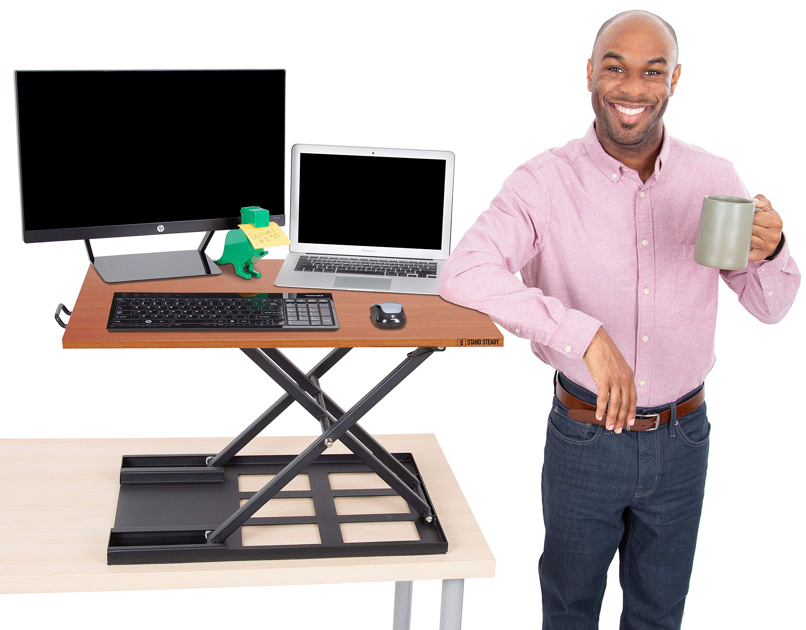 Buy Stand Steady X-Elite Pro Standing Desk Converter | Instantly ...