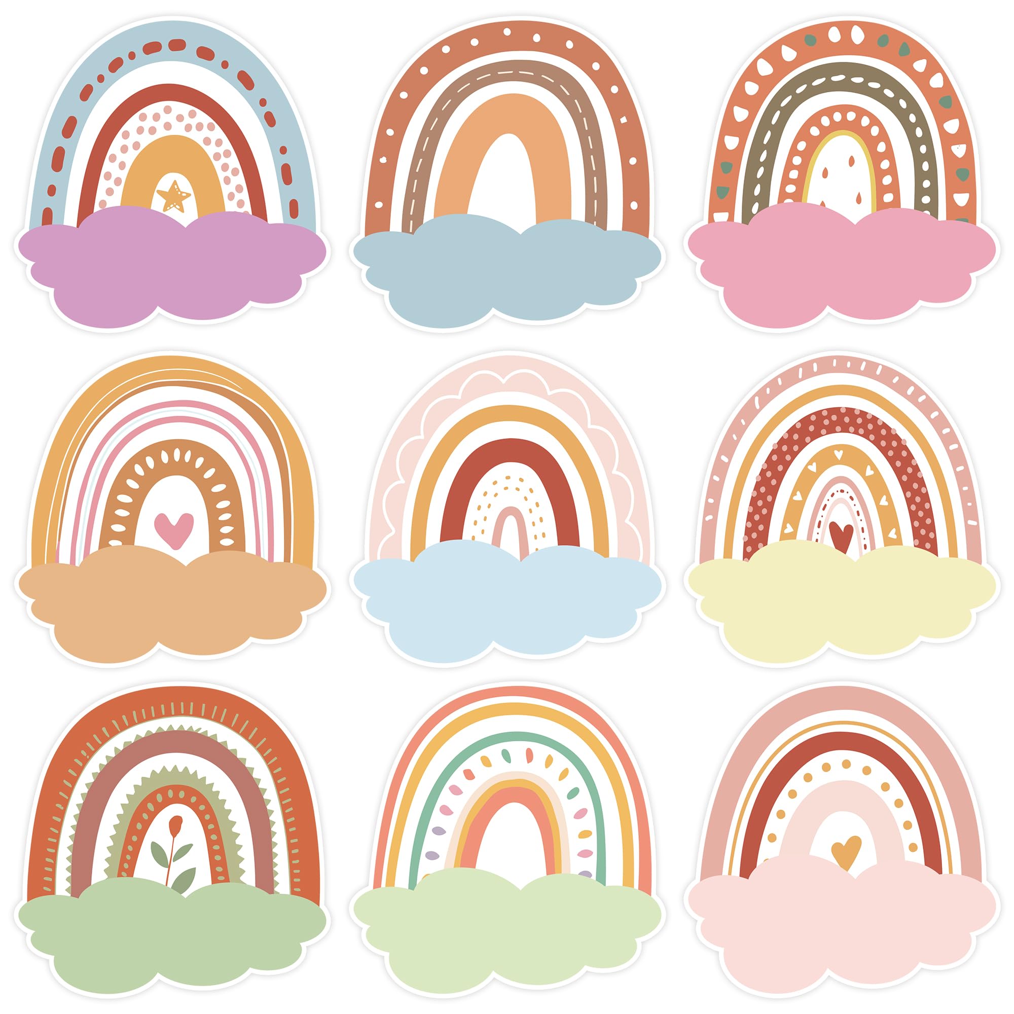 Boho Name Tags Rainbow Pencil Name Tags By Taylor Made Classroom ...