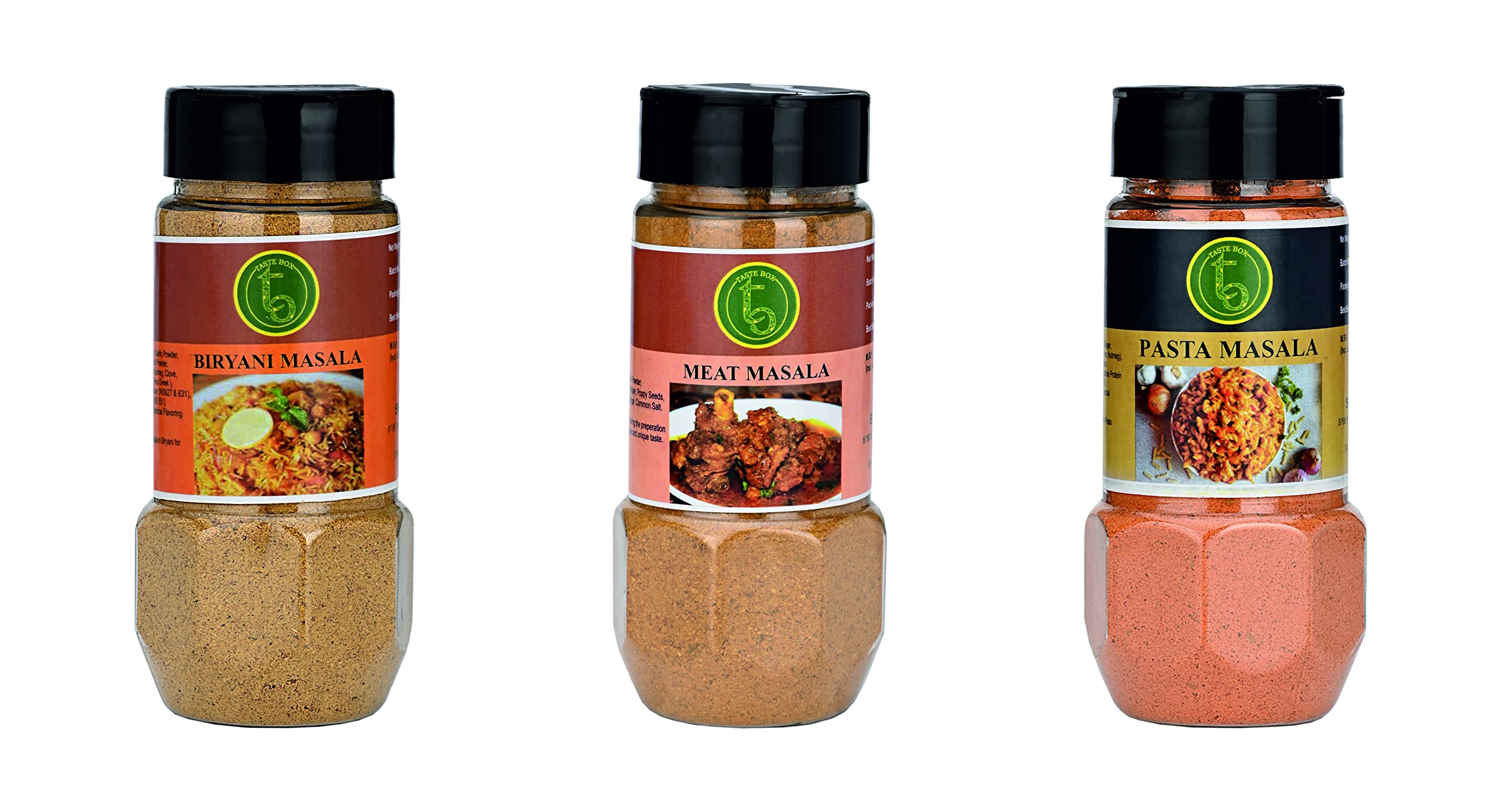 Buy Taste Box Biryani Masala, Meat Masala & Pasta Masala Powder ( EACH ...