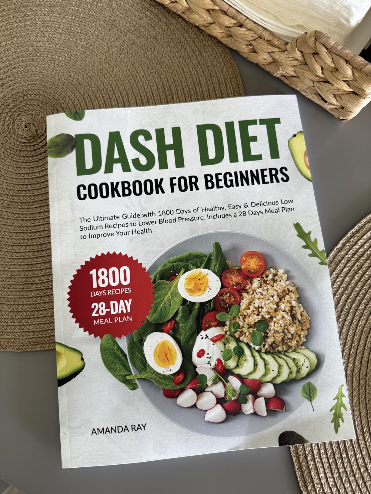 Amazon.com: DASH Diet Cookbook for Beginners: The Ultimate Guide with 1800 Days of Healthy, Easy ...