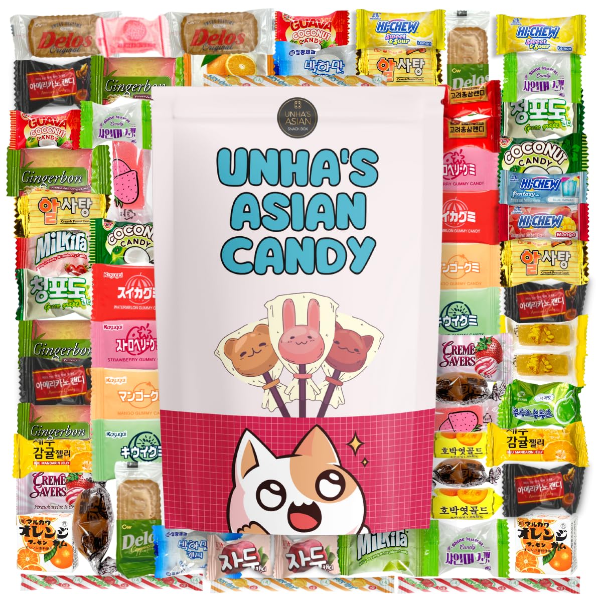 Asian Candy Mix - 60 Pieces - Japanese, Korean, Nepal | Ubuy